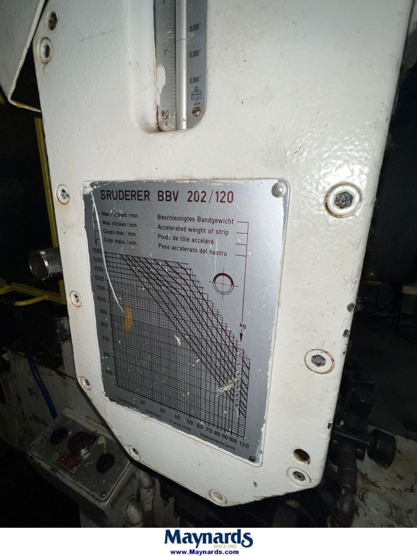 80 Ton Bruderer #BSTA-80 2-Point High Speed Press 36" x 38" Bed, 3.75 ...