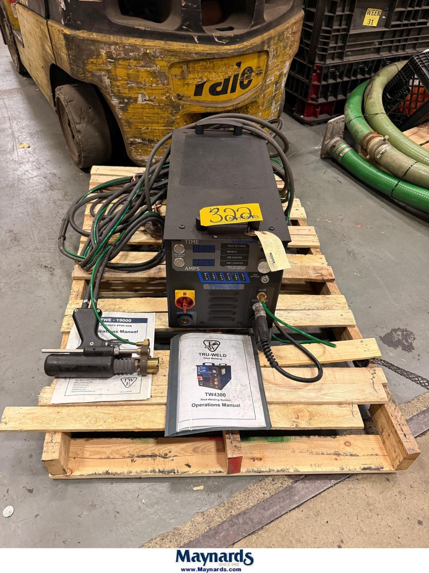 TRU-Weld TW-4300 stud welding system 14ga to 1/2 weld range, 14ga thru ...
