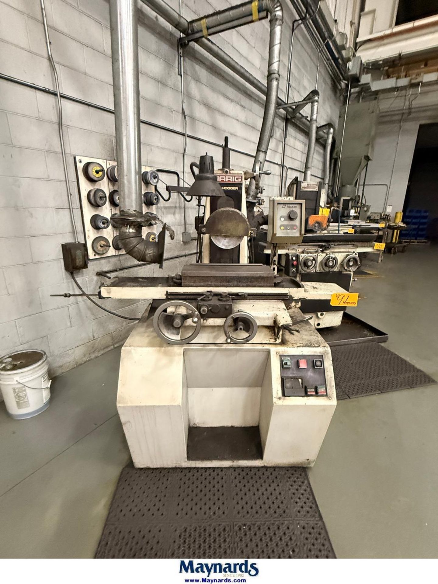 Harig 618 Hogger Hand Feed Surface Grinder 6" x 18" T-Slotted Table ...