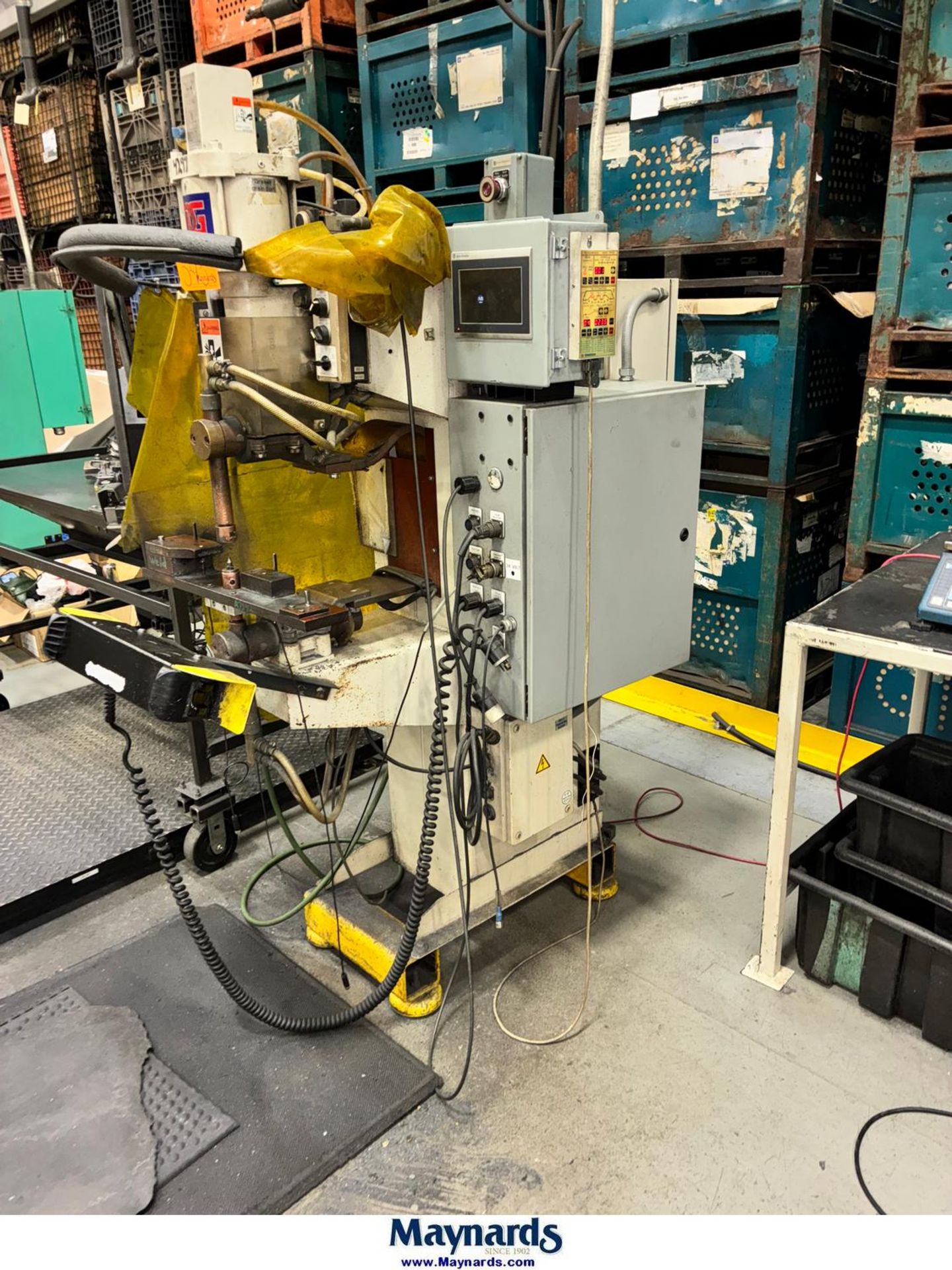(2009) Dengensha ND7-070-410LU-EA Resistance Welder 80-KVA, 16" Throat ...