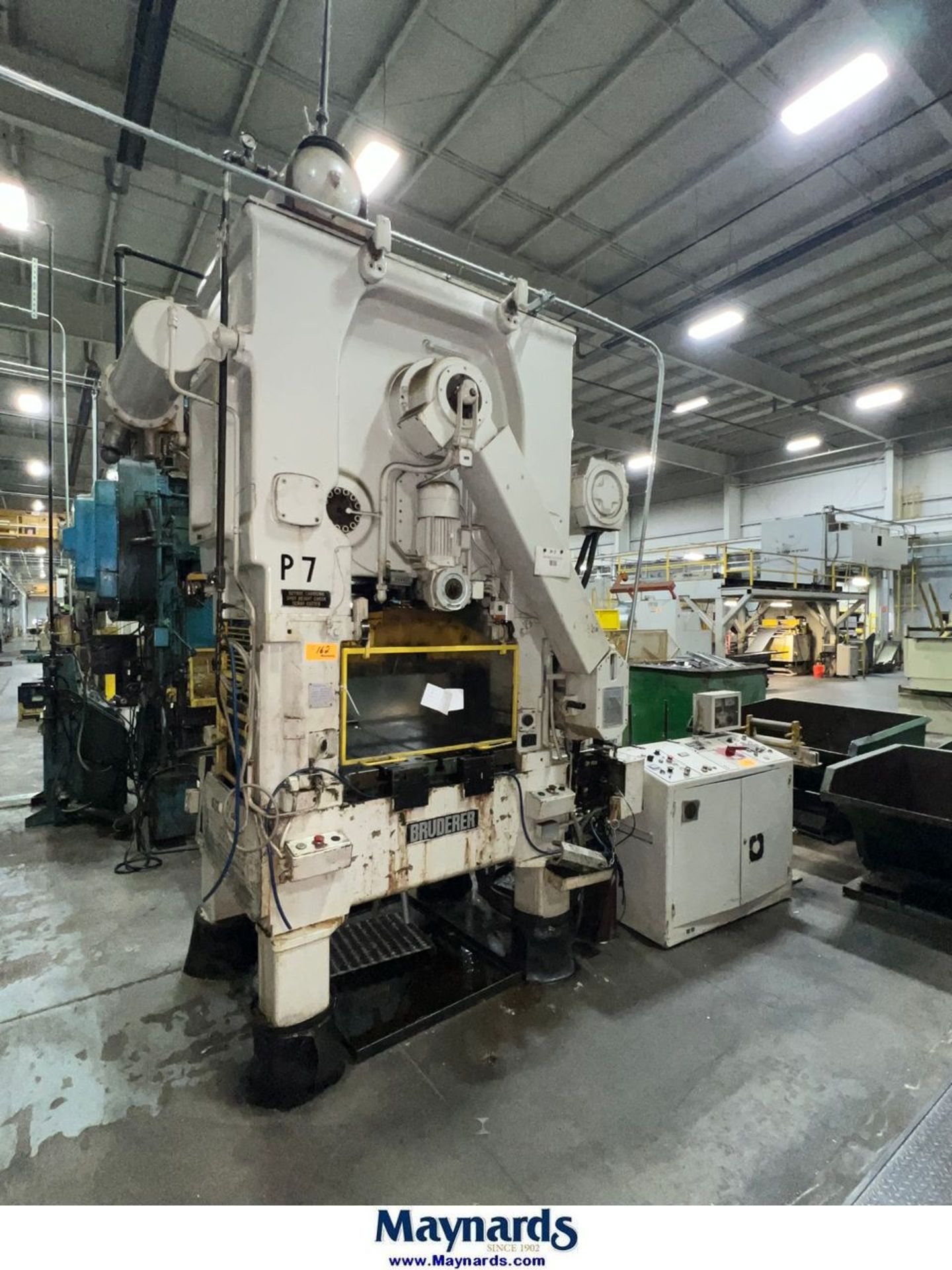 80 Ton Bruderer #BSTA-80 2-Point High Speed Press 36" x 38" Bed, 3.75 ...