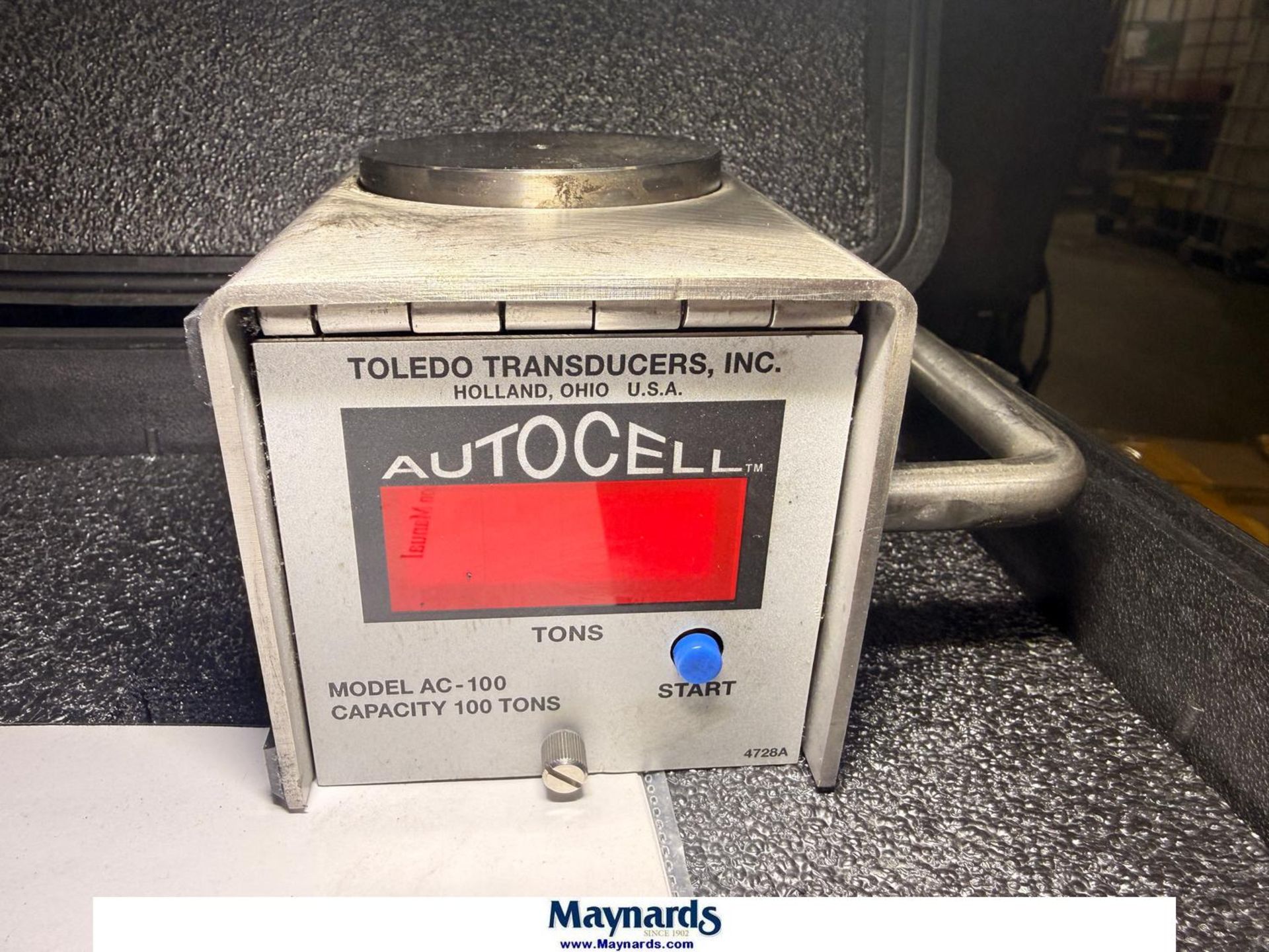 Teledo Auto-Cell-100 Digital calibration load cell (1) Lot of (2 ...