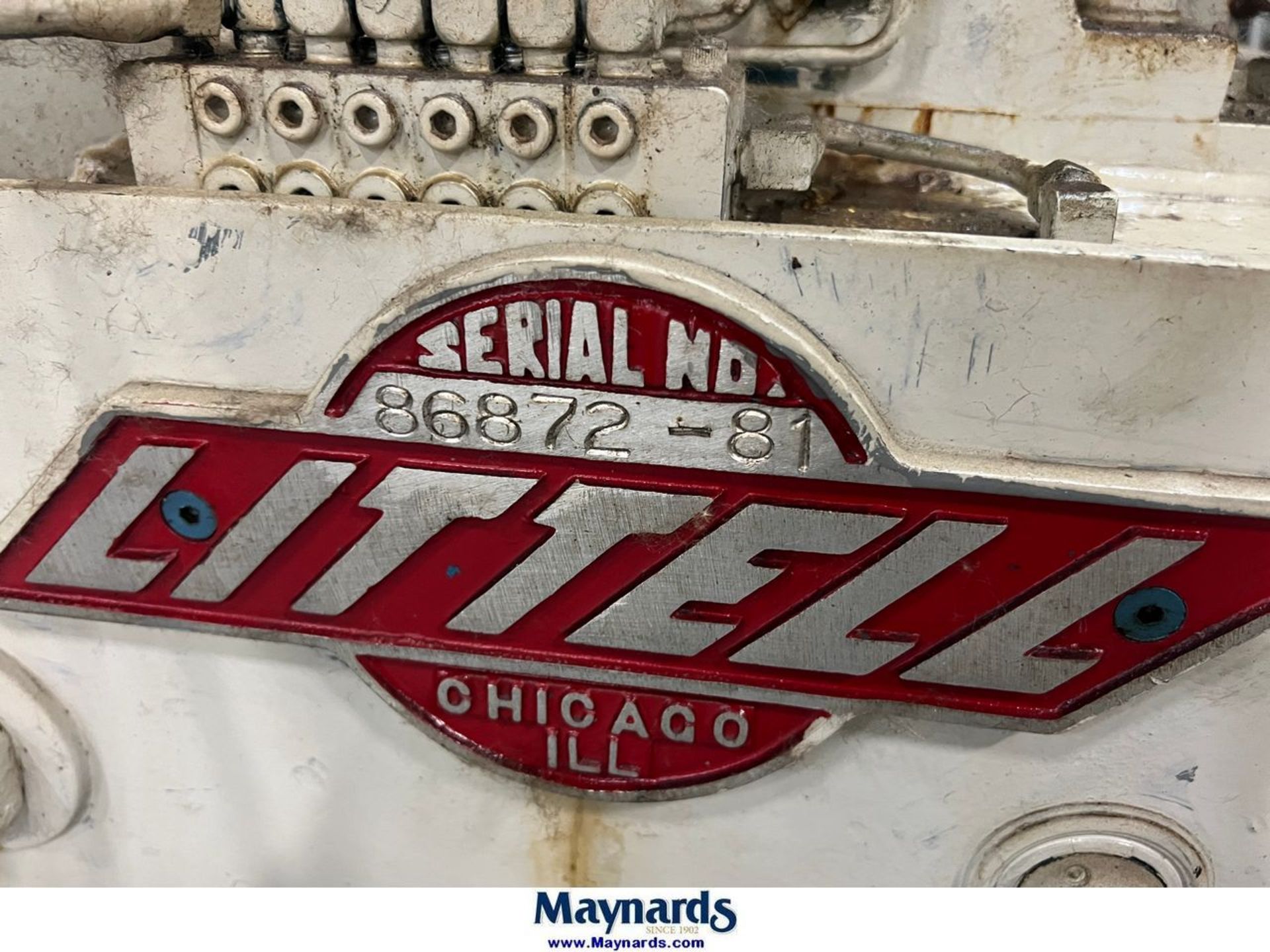 12" Littell Straightener 7-Straightening Rolls, Entry Pinch Rolls ...