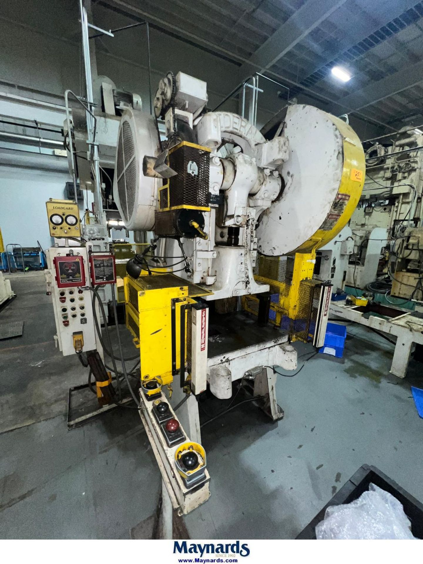 70 Ton Federal #6 Open Back Inclinable Press 25.5" x 33" Bed, 4" Stroke ...