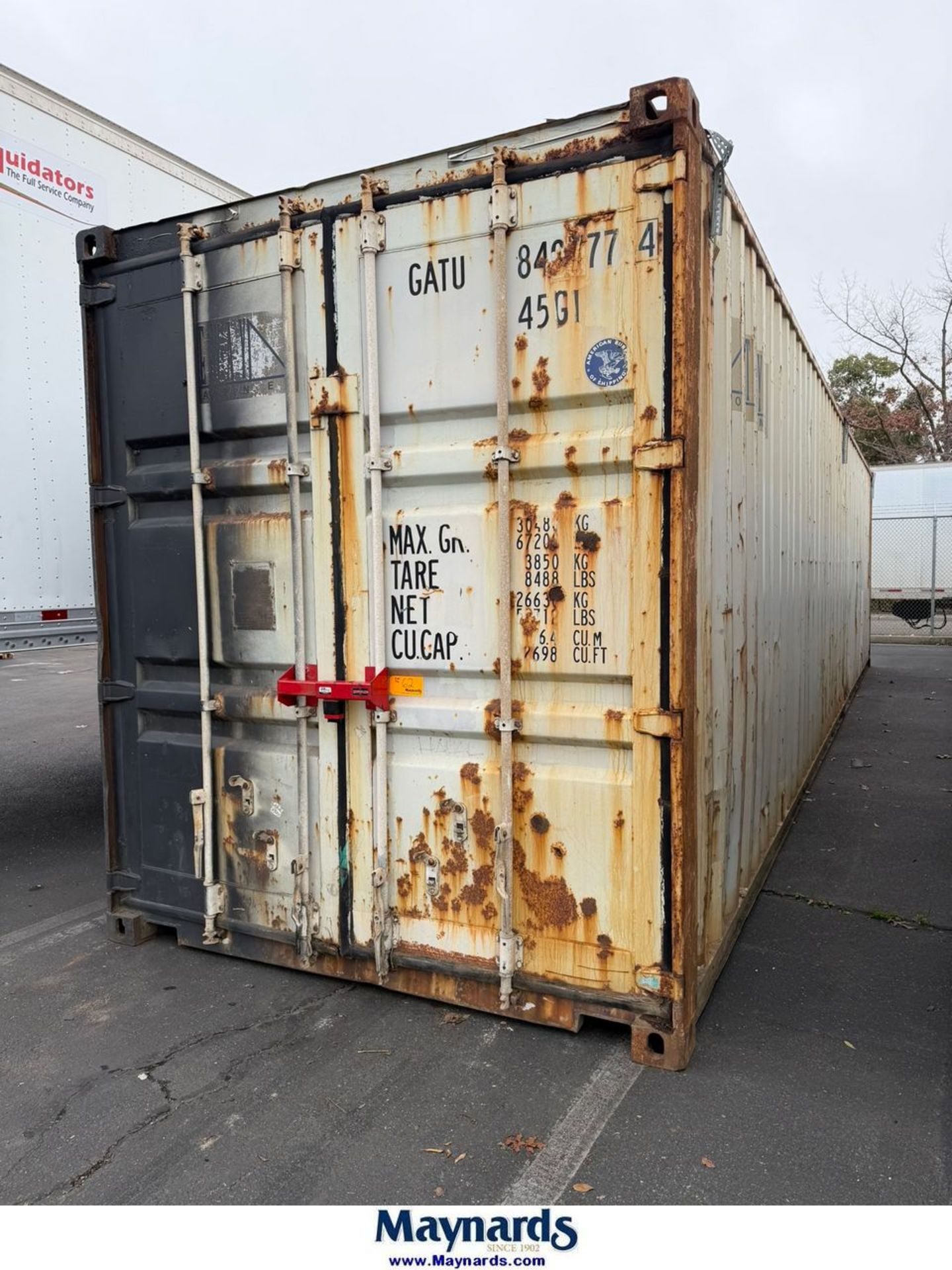 40' Shipping Container (9'-6" High) [Buyer Must Take Contents] [Loc ...