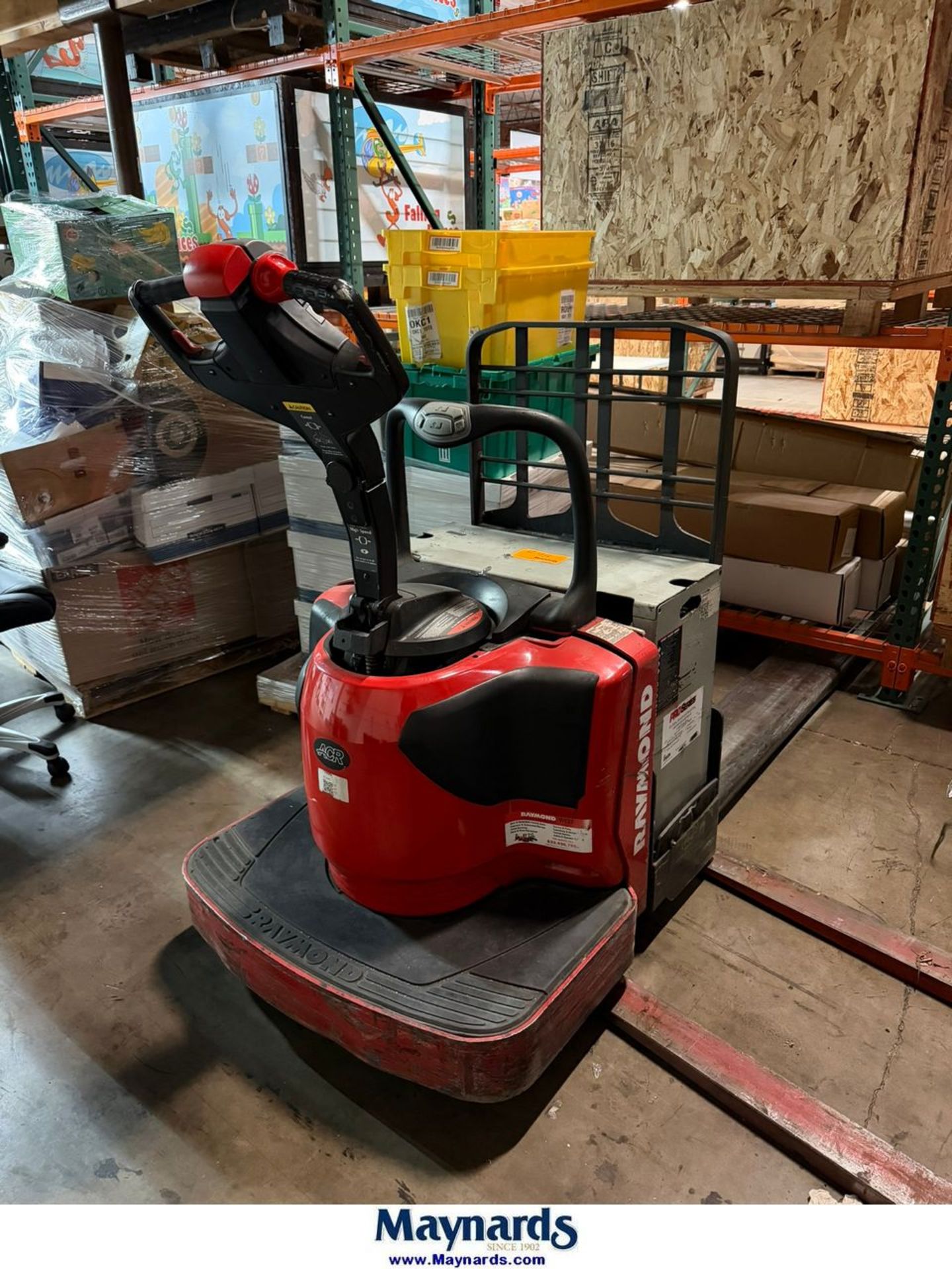 Raymond 8,000 Lb. Cap Electric Pallet Jack (Model 8410) ; 8' Forks, S/N ...