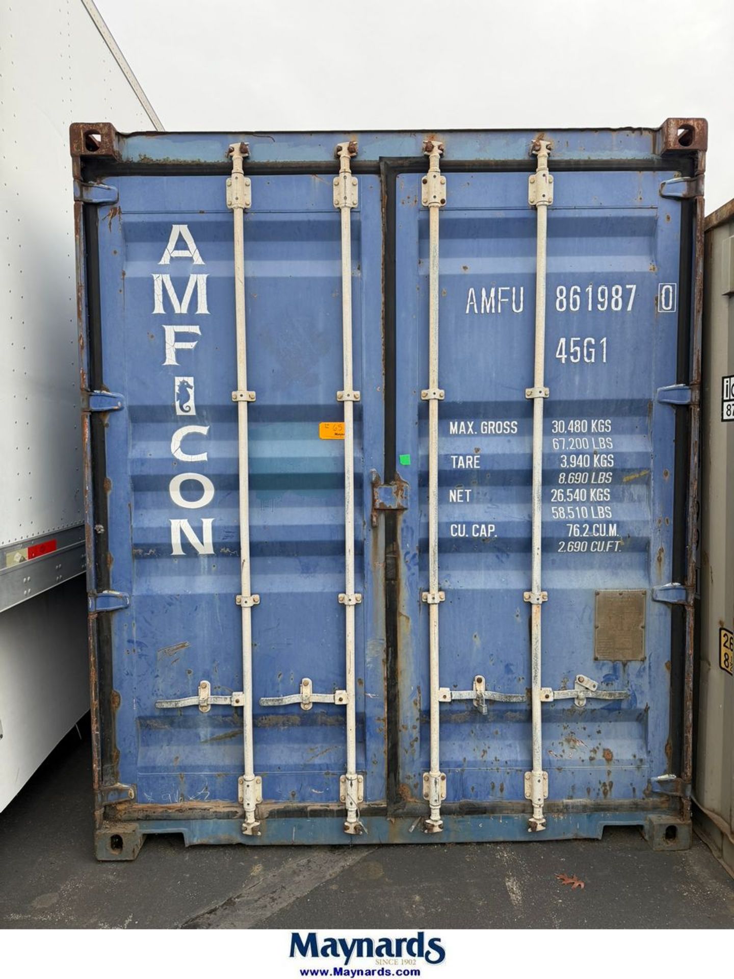 40' Shipping Container (9'-6" High) [Buyer Must Take Contents] [Loc ...