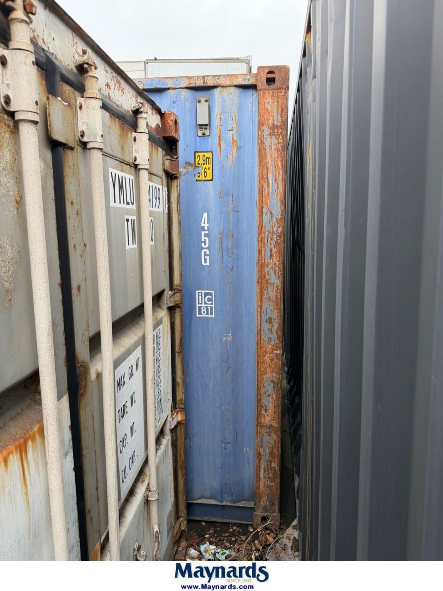40' Shipping Container (9'-6" High) [Buyer Must Take Contents] [Loc ...