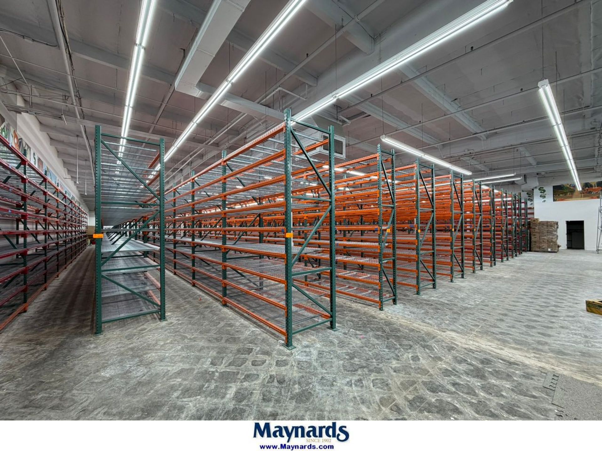 (102) Sections of Pallet Racking ; (111) 12' H x 42" D Uprights (3" x 3 ...