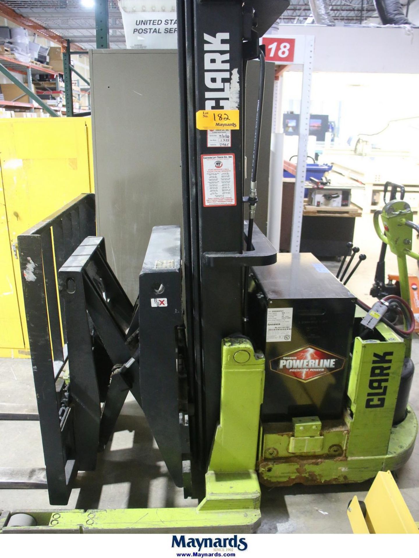 Clark Model SP30 Walk Behind Pallet Jack Electric, 2,200lb Capacity ...