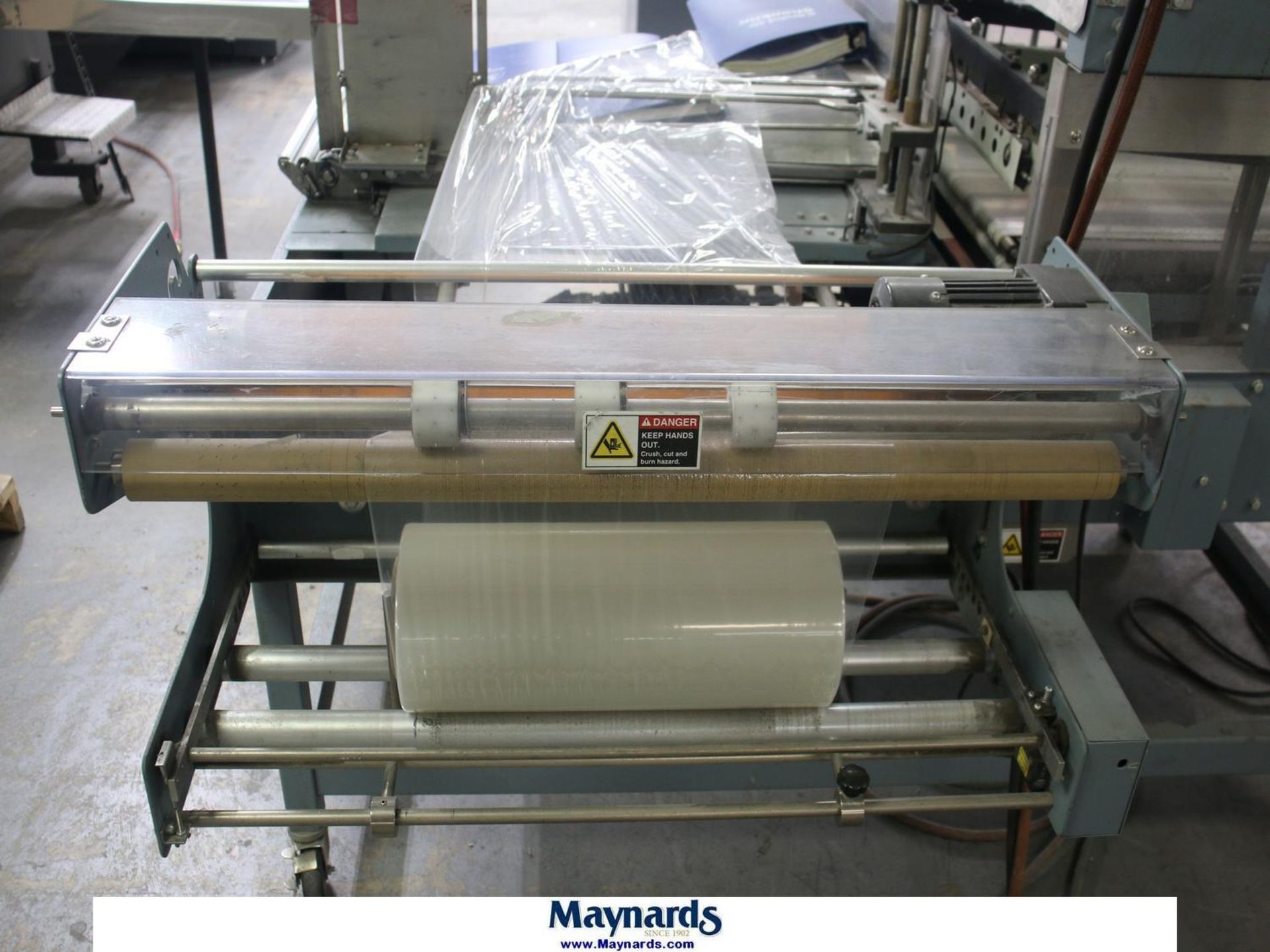Shanklin Model A27A Shrink Wrap Machine With Model T7H Shrink Tunnel, S ...