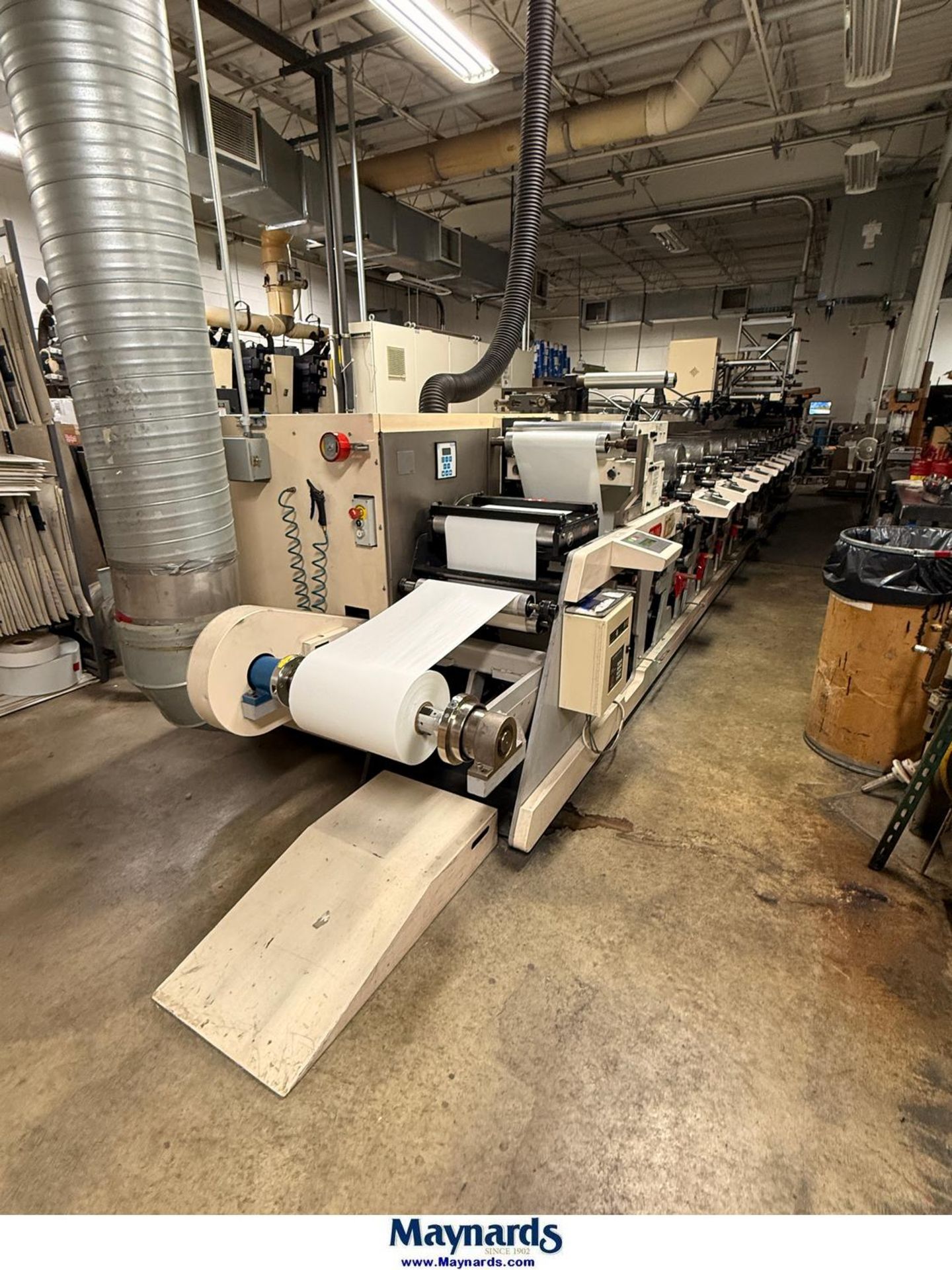 2006 Nilpeter FA-4 16" 10/c servo driven flexo press w/ GEW UV curing ...