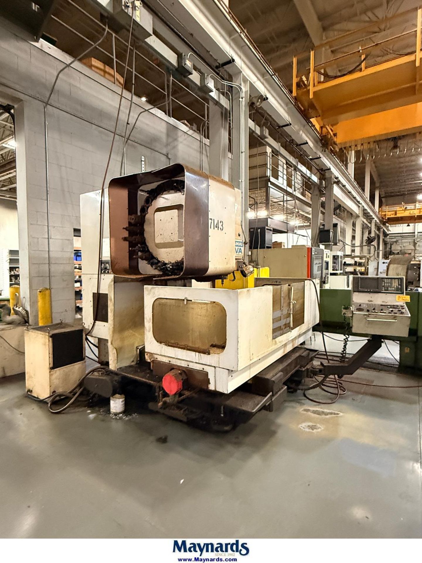 (1991) Hamai 5VA Vertical Machining Center 23" x 37" T-Slotted Table ...