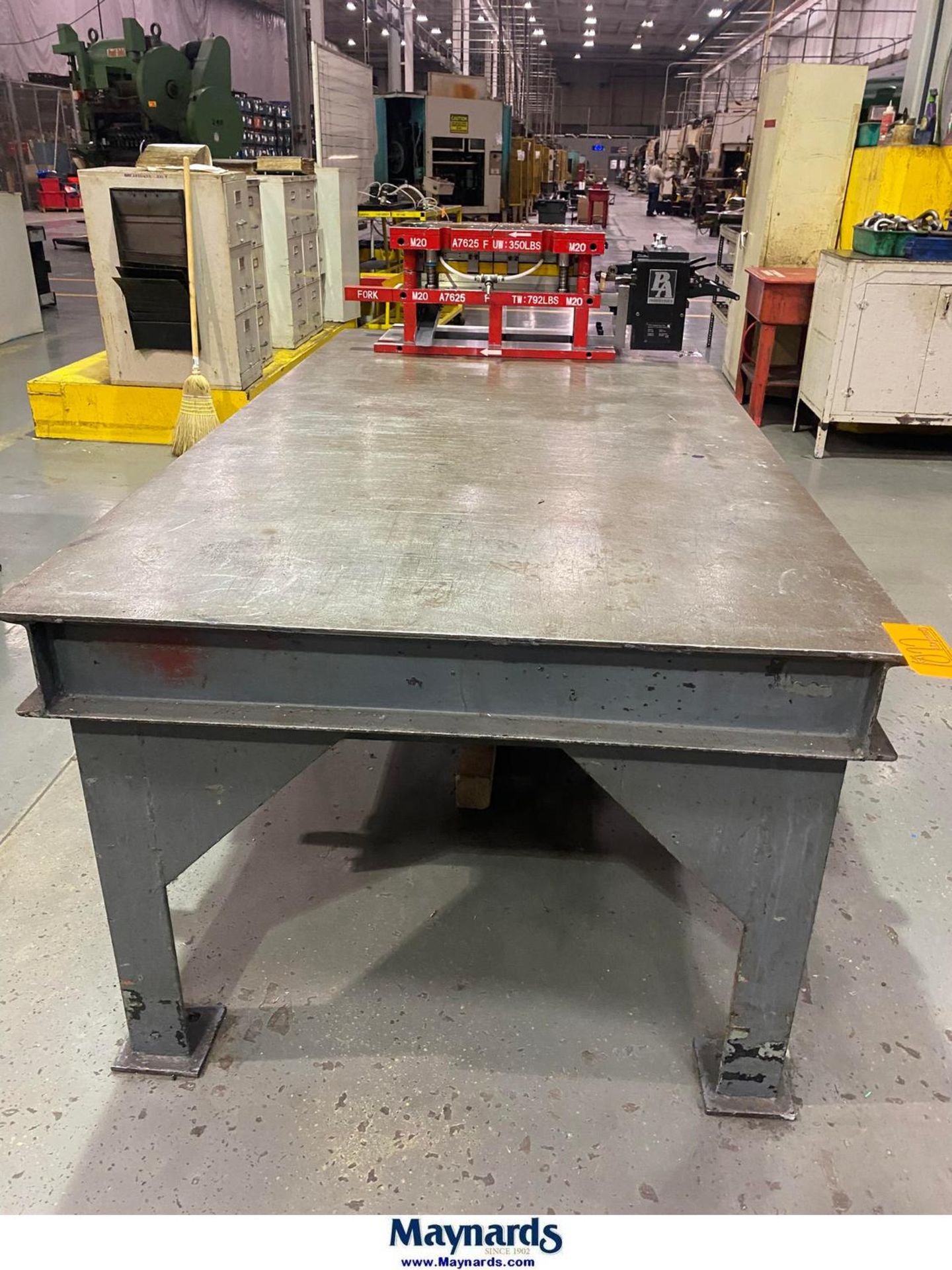 Matel table (1) 4' x 8' Matel table