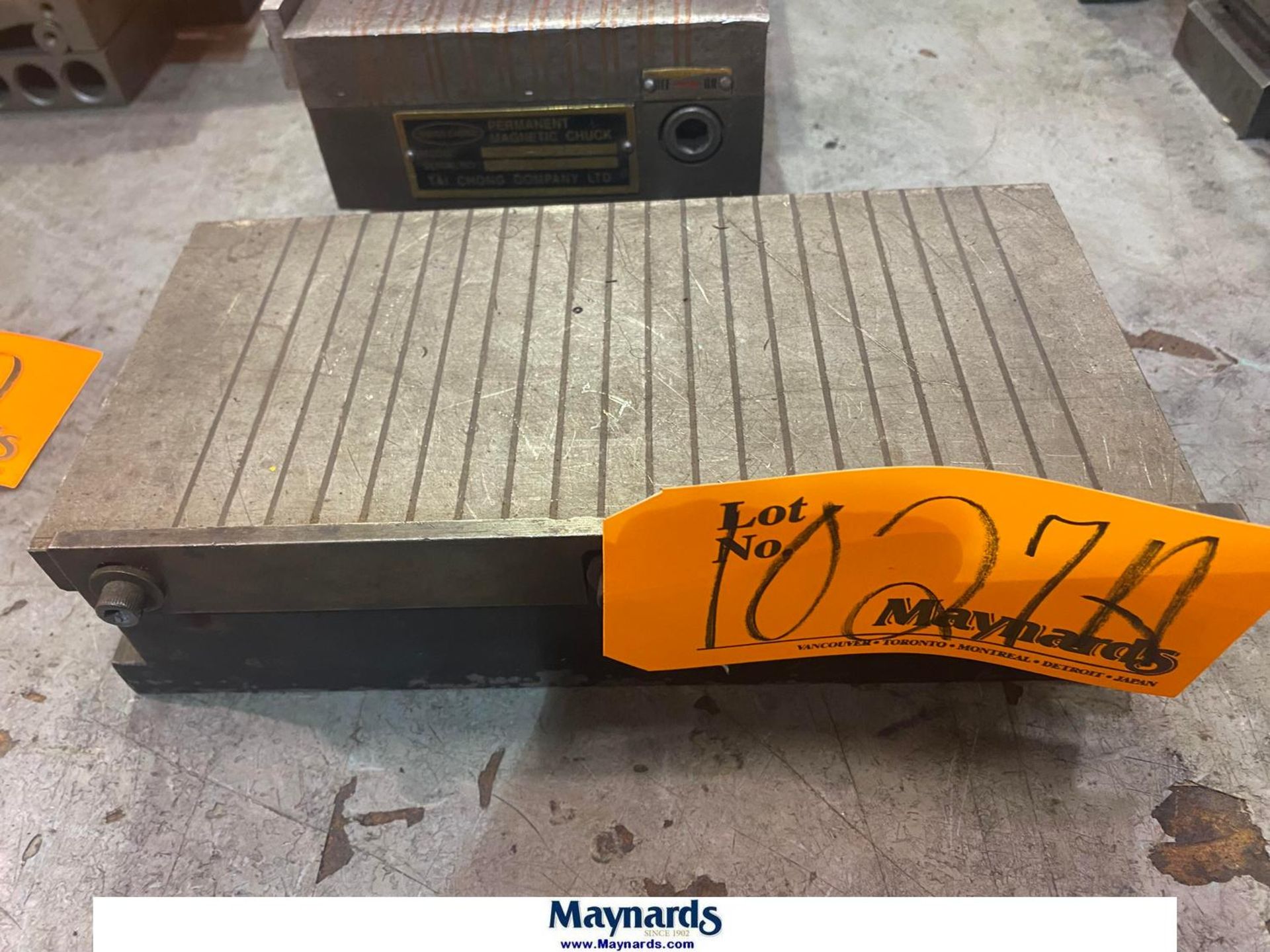 Suburban tilting magnetic sine plate (1) Lot of (2) Various size ...