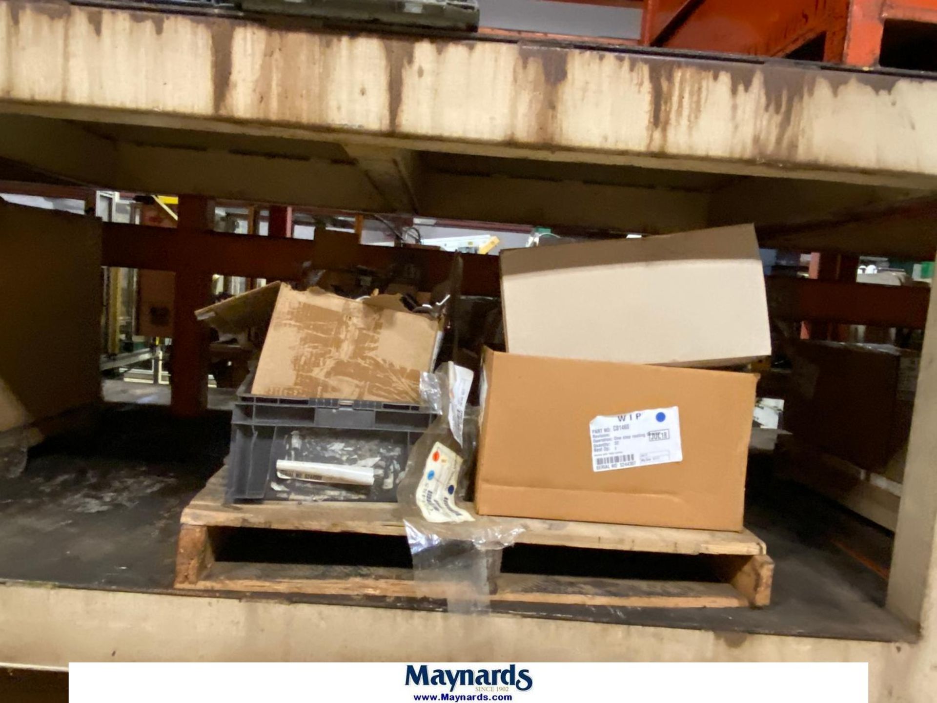 Contents of Rack - (13) Skids Machine Parts Content of rack to include ...