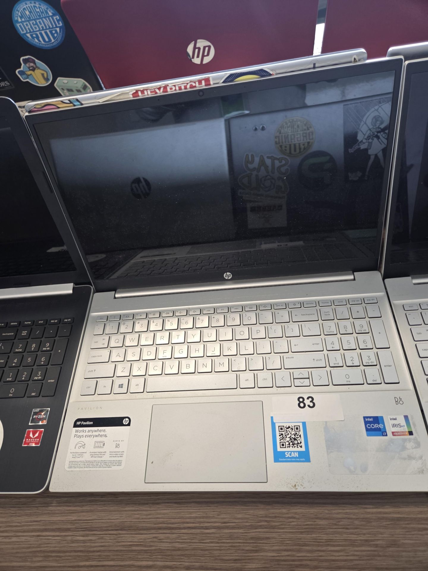 HP PAVILION CORE i7, 15" LAPTOP (NO O/S, POWER CORD)