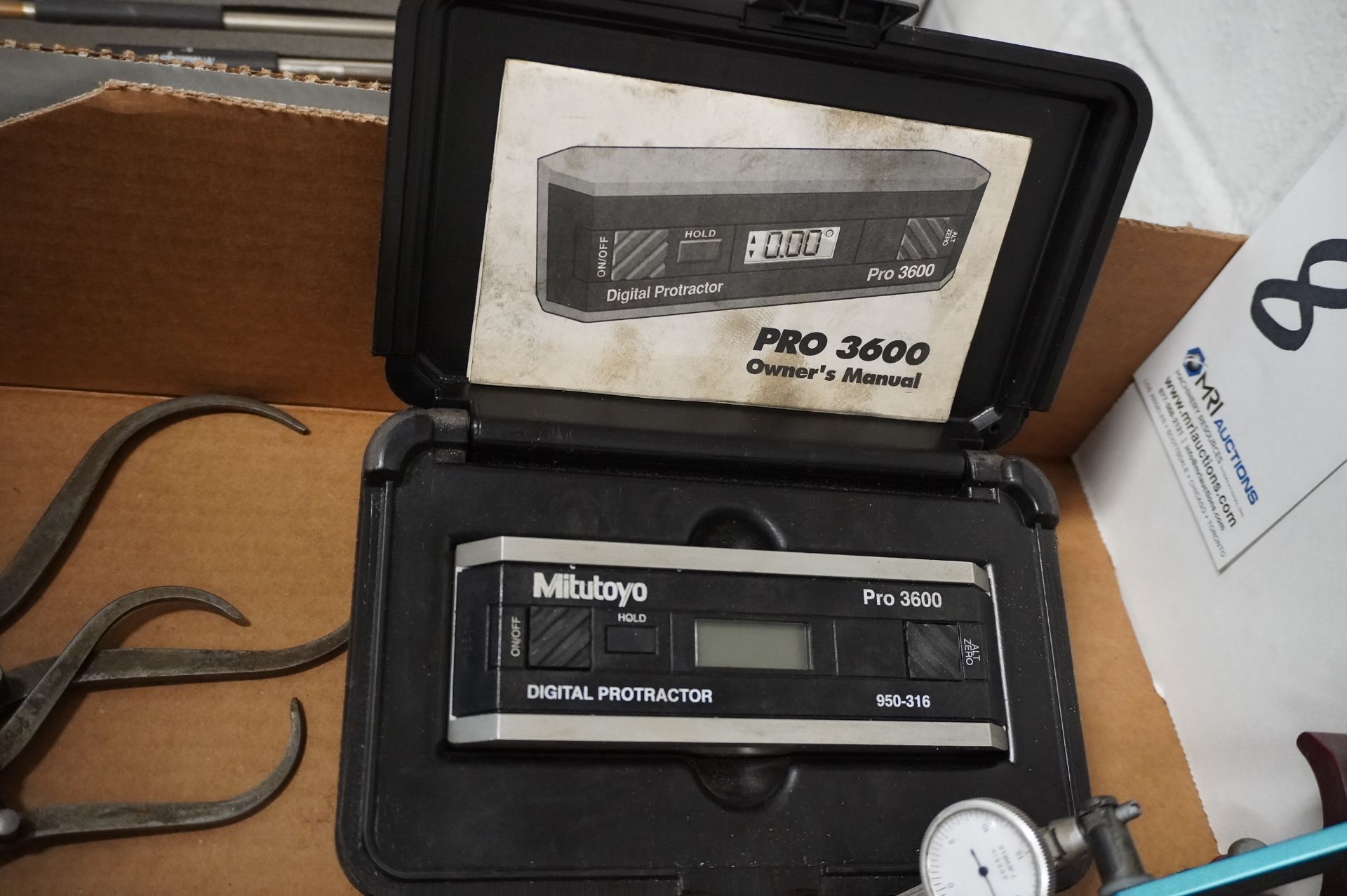 (2 BOXES) TO INCLUDE BUT NOT LIMITED TO: MITUTOYO DIAL INDICATORS ...