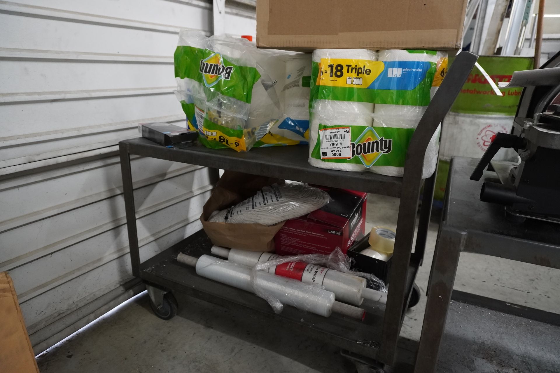 (5) STEEL SHOP CARTS, *LATE PICK UP, CARTS ONLY NO CONTENTS*