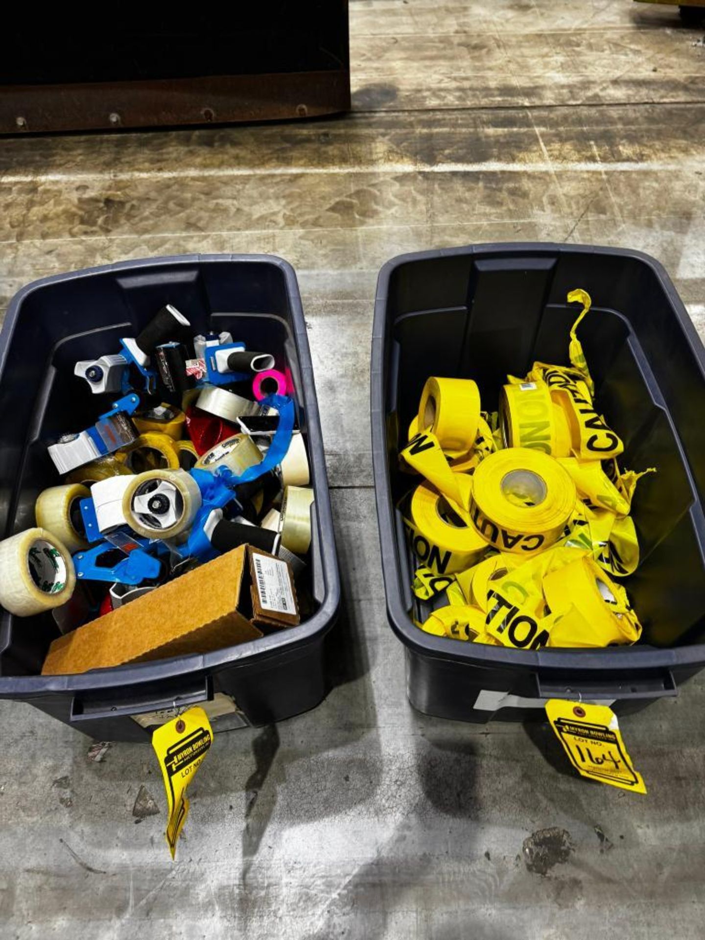 (2) Containers of Assorted Tape & Dispensers