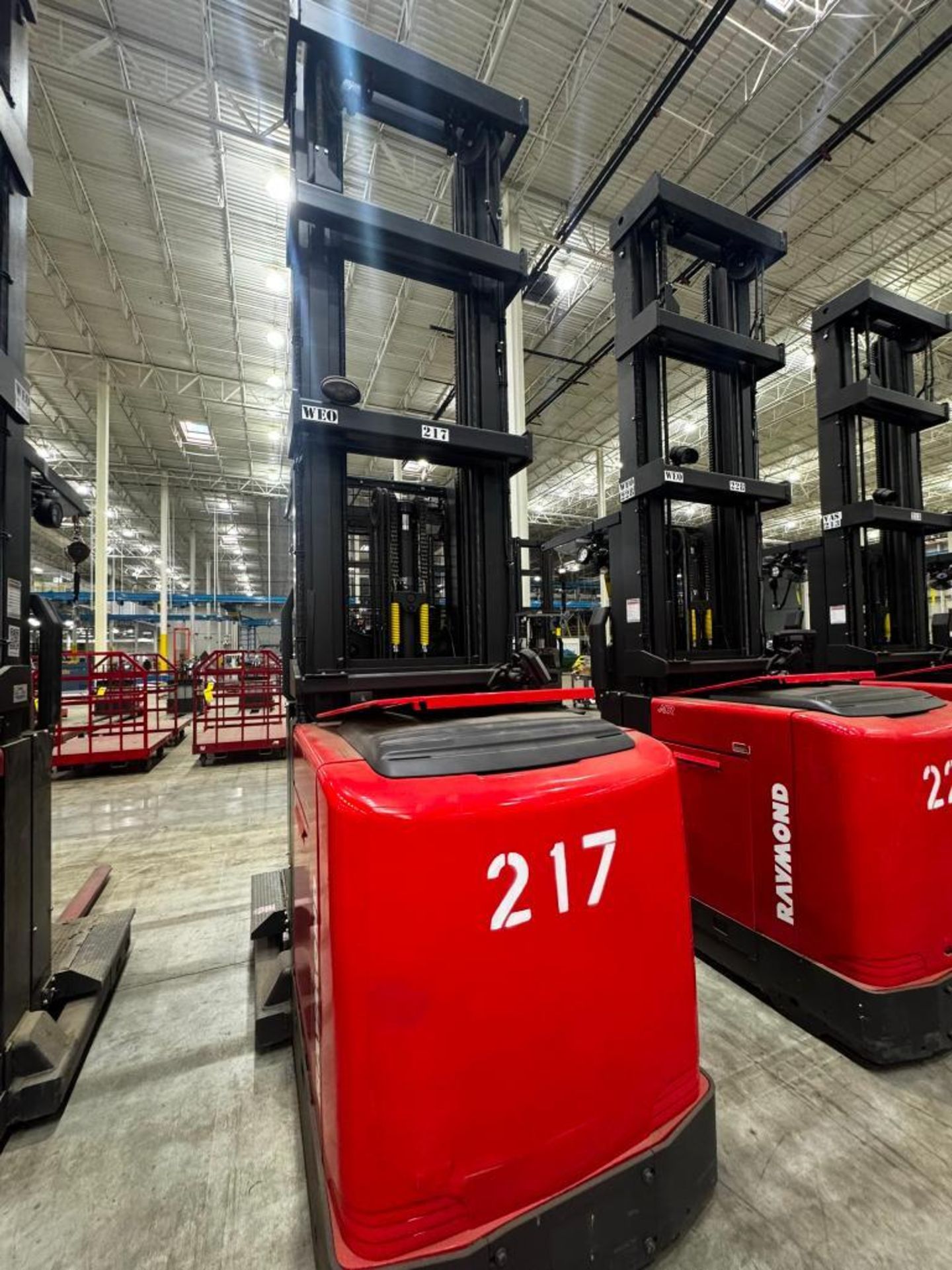 2017 Raymond 3,000 LB. Order Picker, 36 Volt, Lift Height 366", w ...