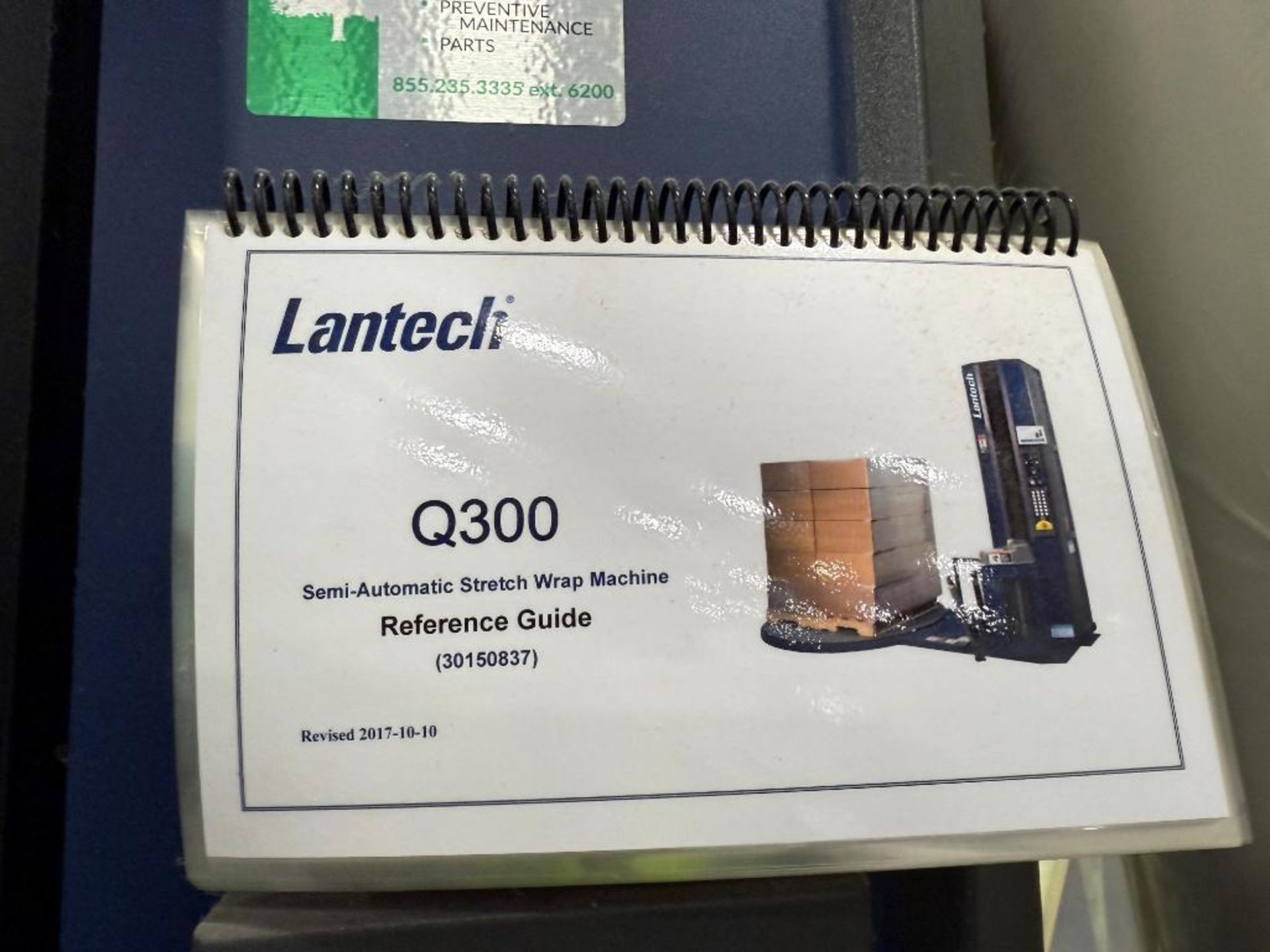 2020 Lantech Stretch Wrapper Machine, 120 V, Single Phase, Model Q300 ...