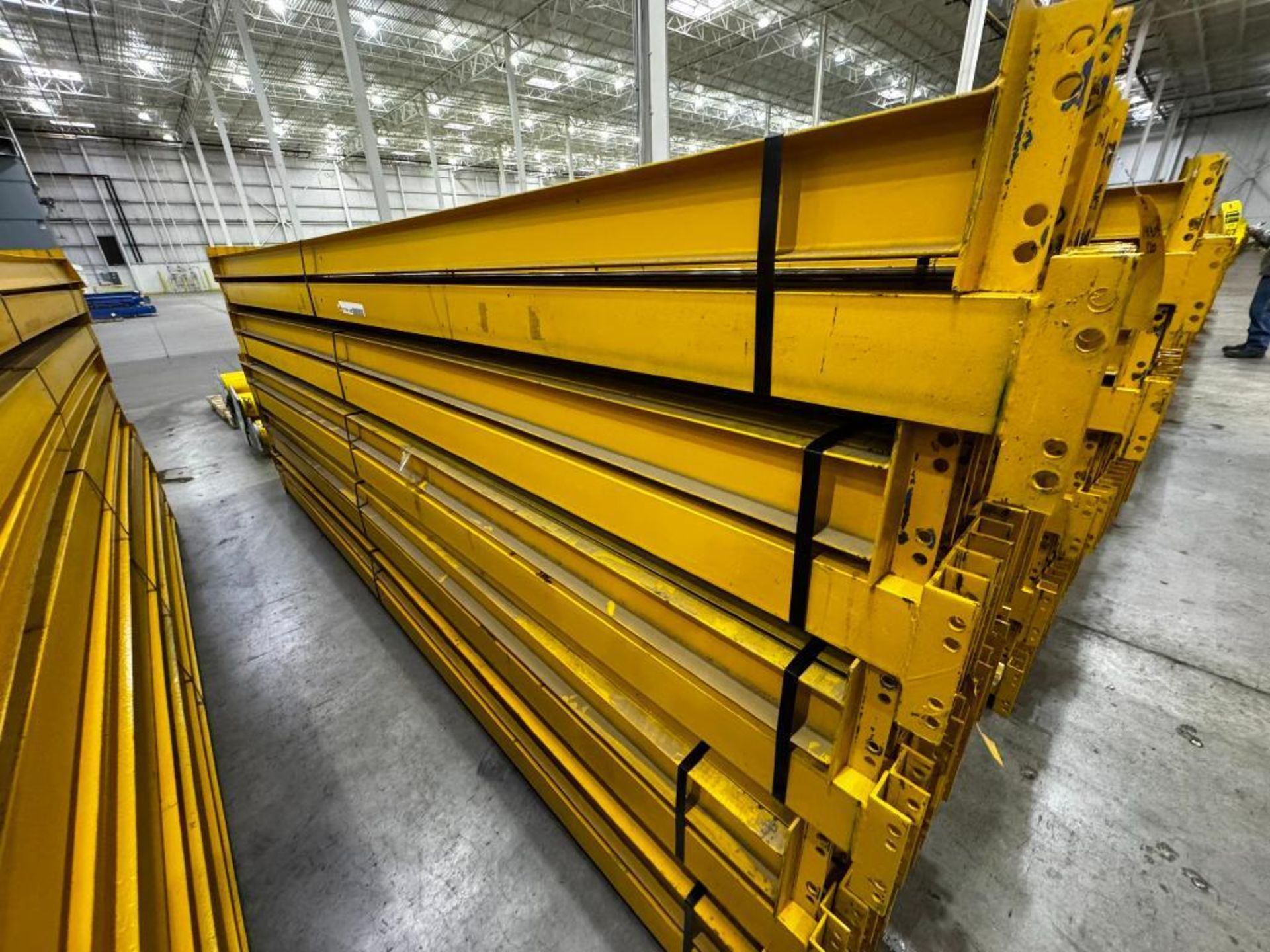(240x) Structural Pallet Rack Beams, 12' 1" X 4" ($100 Loading fee will ...