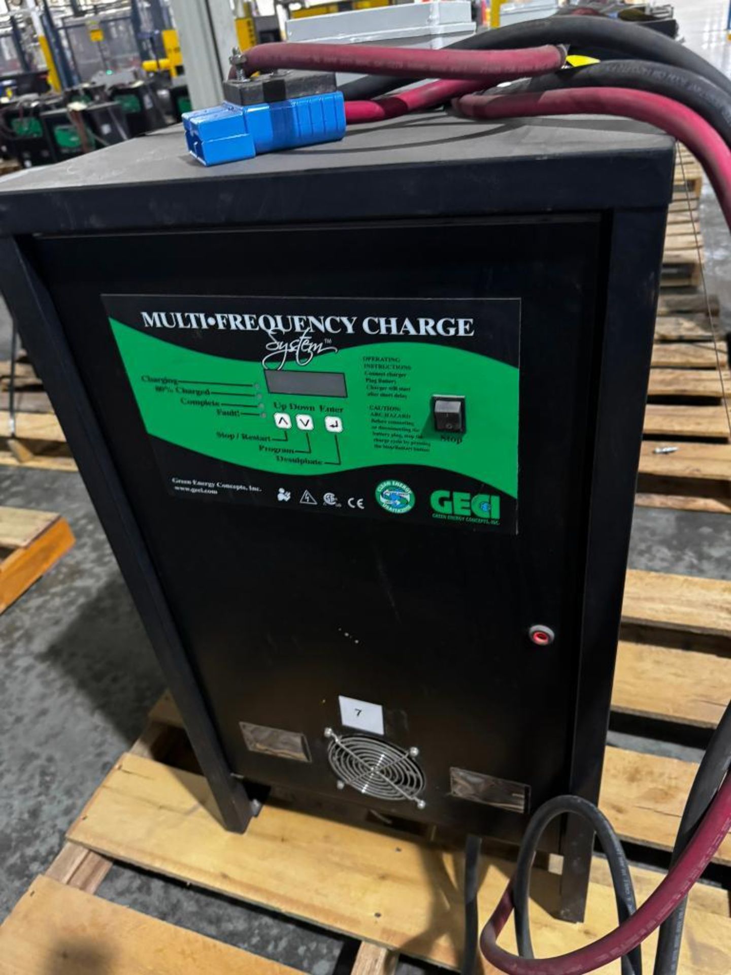 GECI Multi Frequency Charge System, Input 208/240/480 Output 48V, Model ...