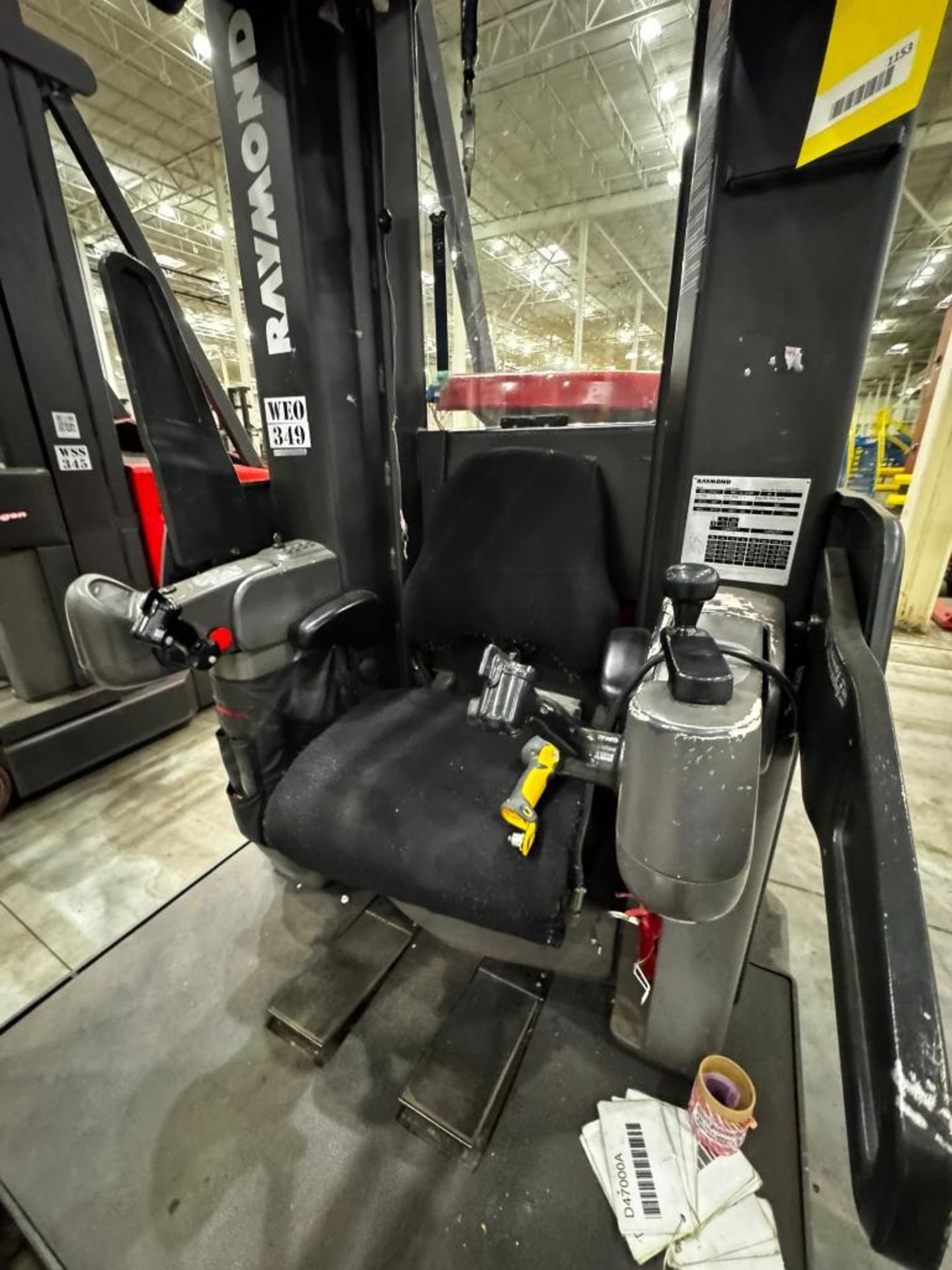 2013 Raymond 3,000 LB. Turret Truck, 48 Volt, 32' Lift Height, Swinging ...