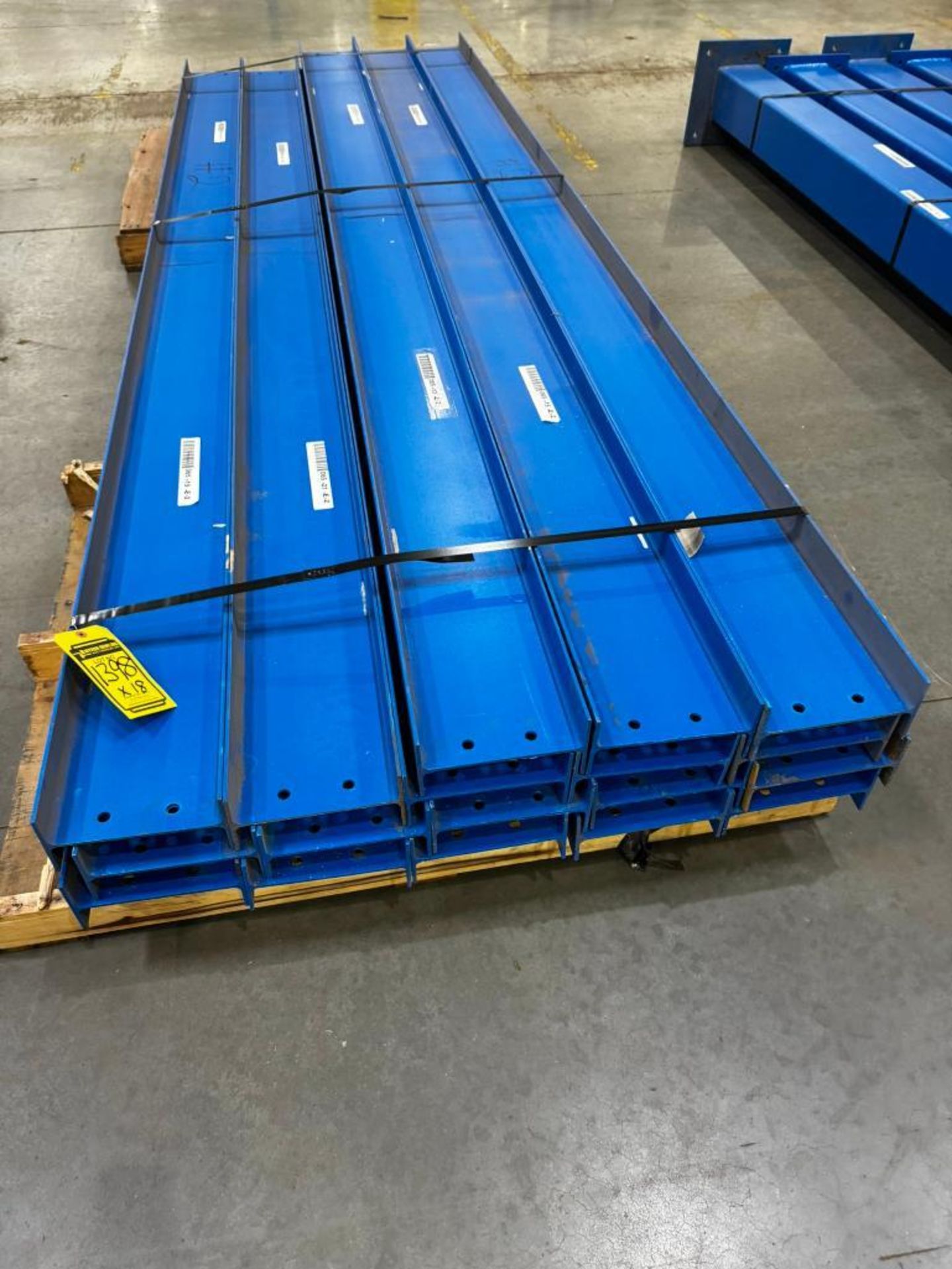 (18x) Steel I Beams, 11' Long X 8" Tall X 4" Wide