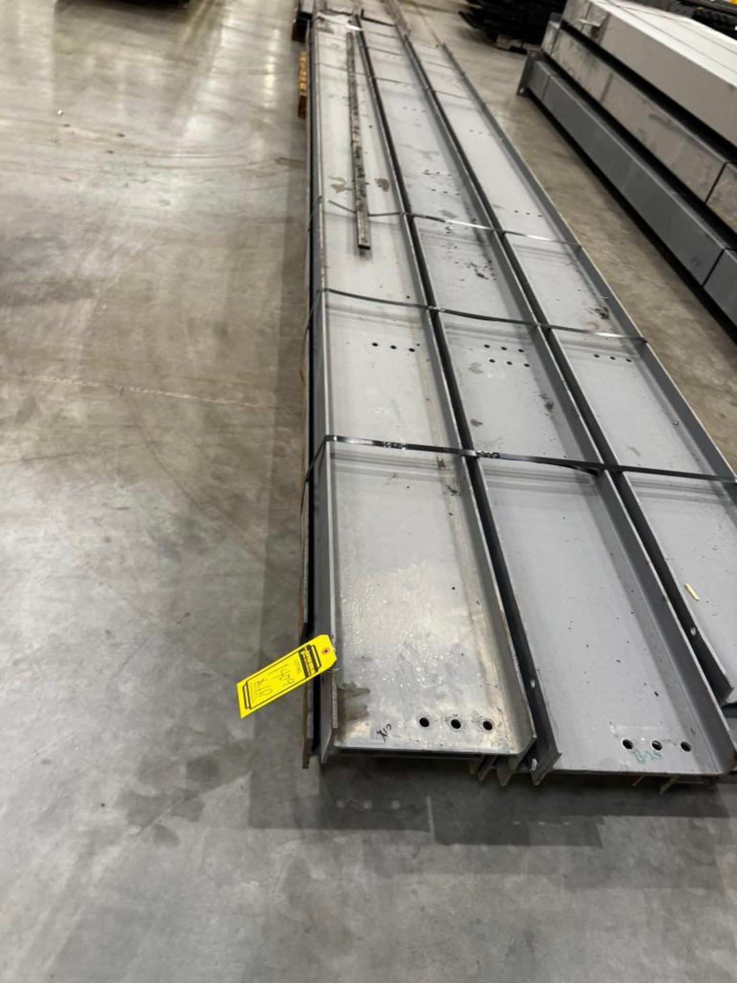 (10x) Steel I Beams in Assorted Sizes, 19' 6" to 14'2" Long X 1'