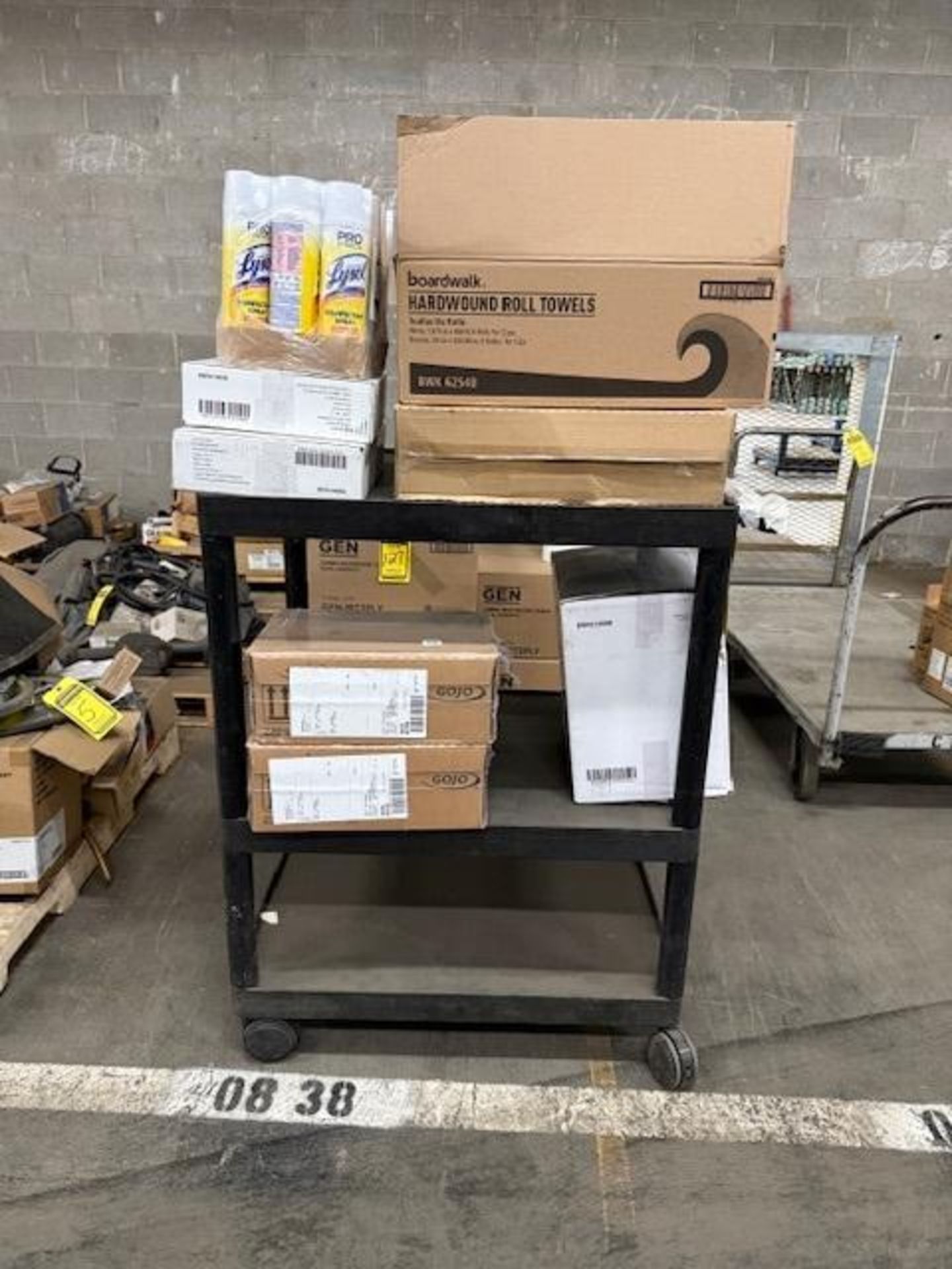 Very w/ Case of Lysol Spray, Gojo Soap/Sanitizer Refills, Boxes of ...