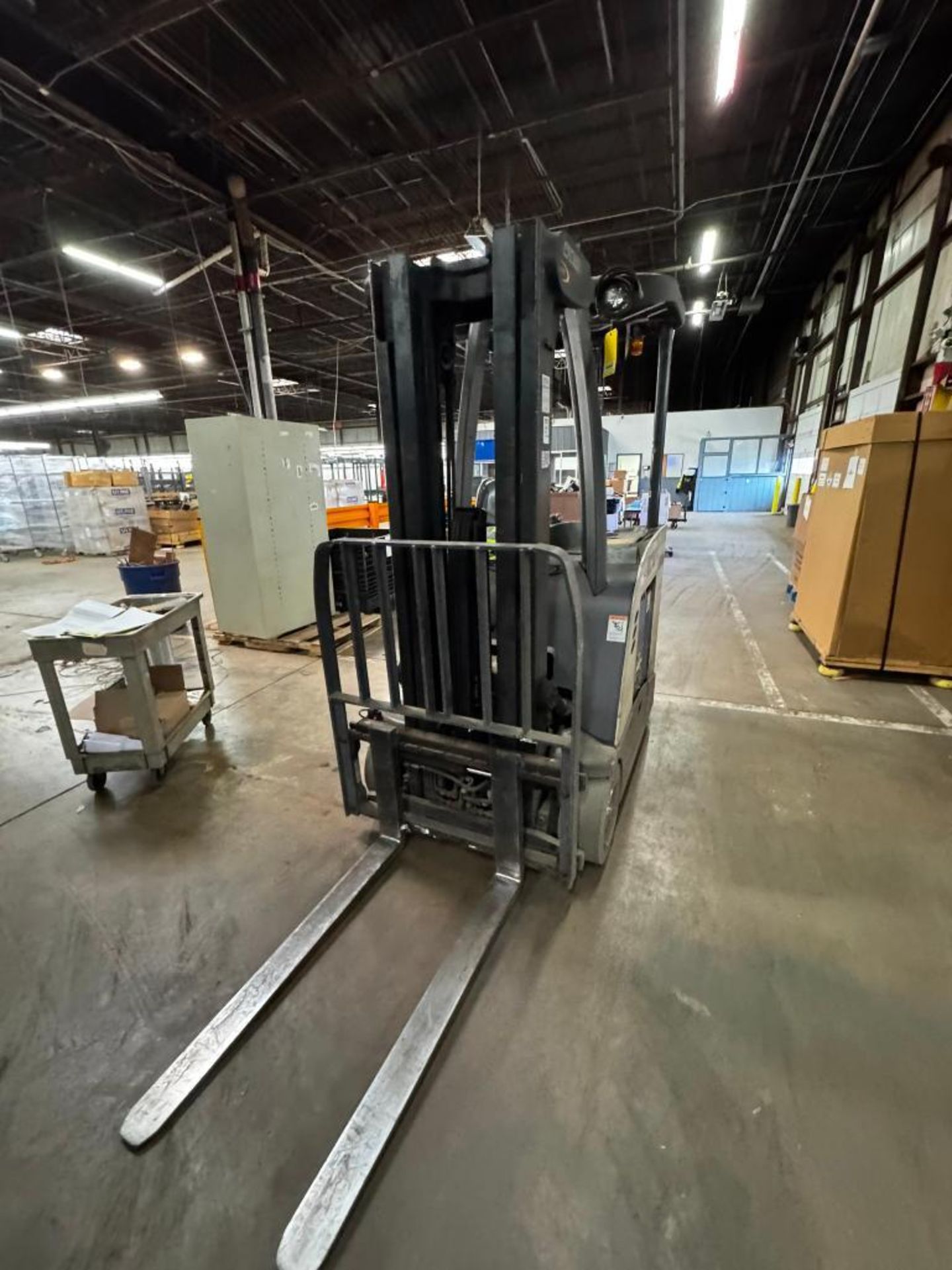 Crown Standup Forklift, 4,000-LB. Cap., 36 V, Model RC5545-40, S/N ...