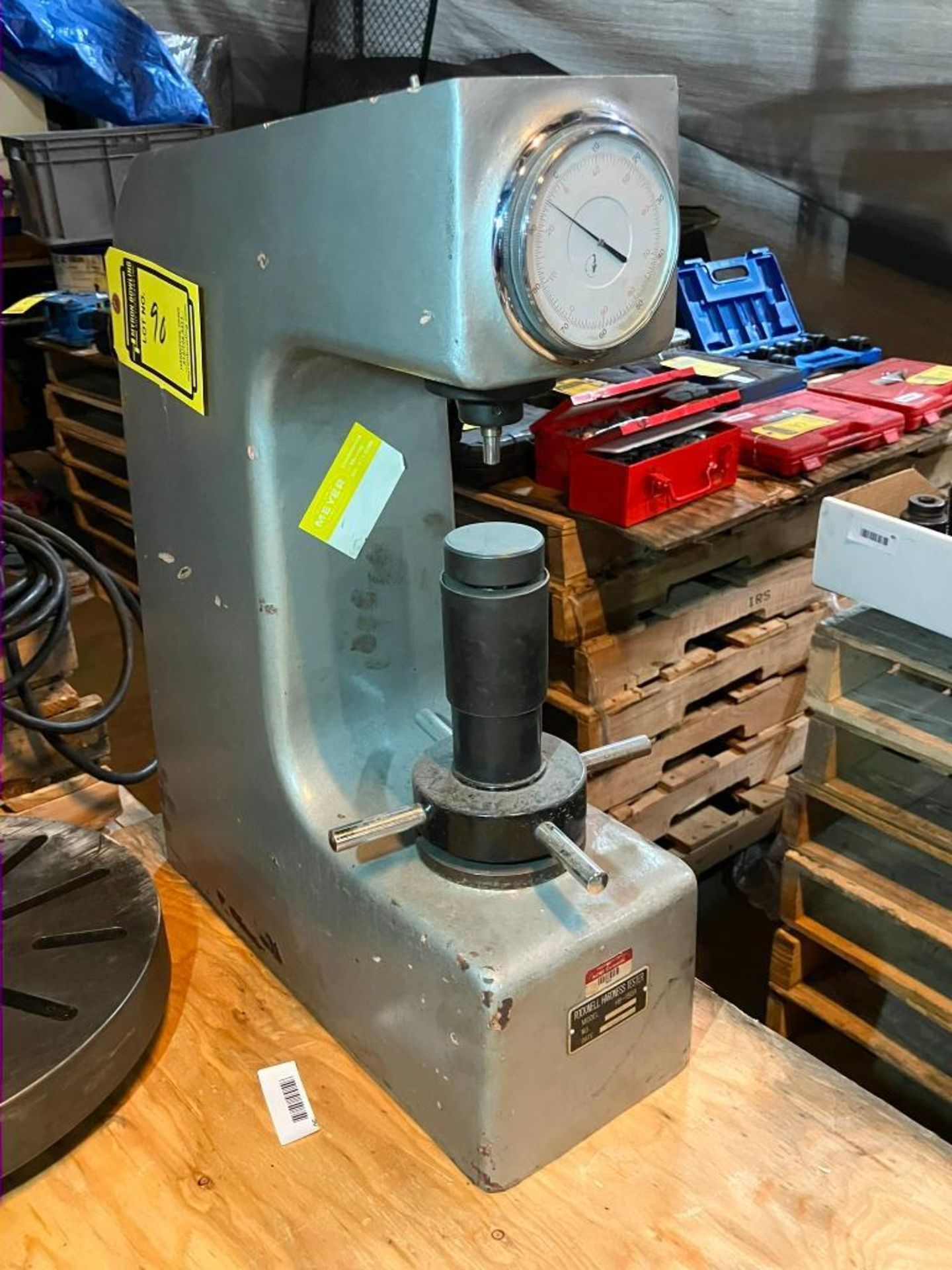 Rockwell Bench Type Hardness Tester, Model HR-150A, S/N 1873