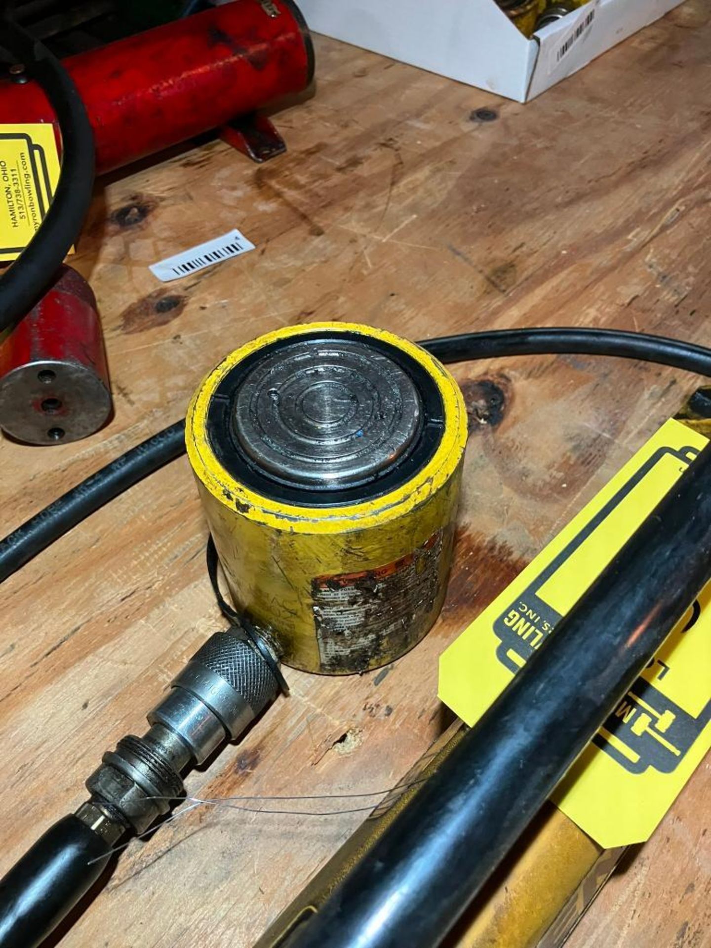 Enerpac Hydraulic Pump w/ Approx. 10-Ton Hydraulic Jack