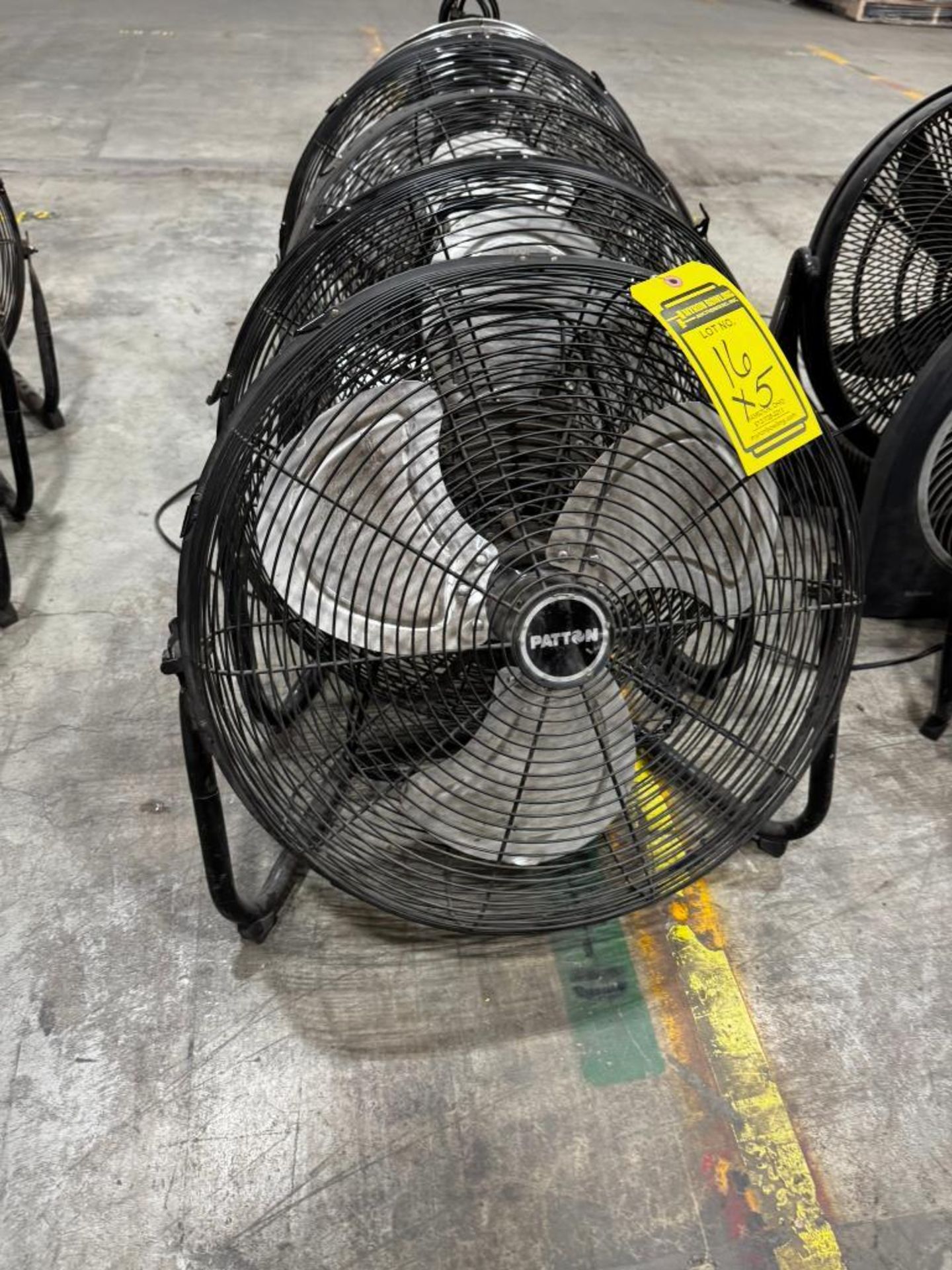 (5x) Patton 18" Fans, Model PUF1810C