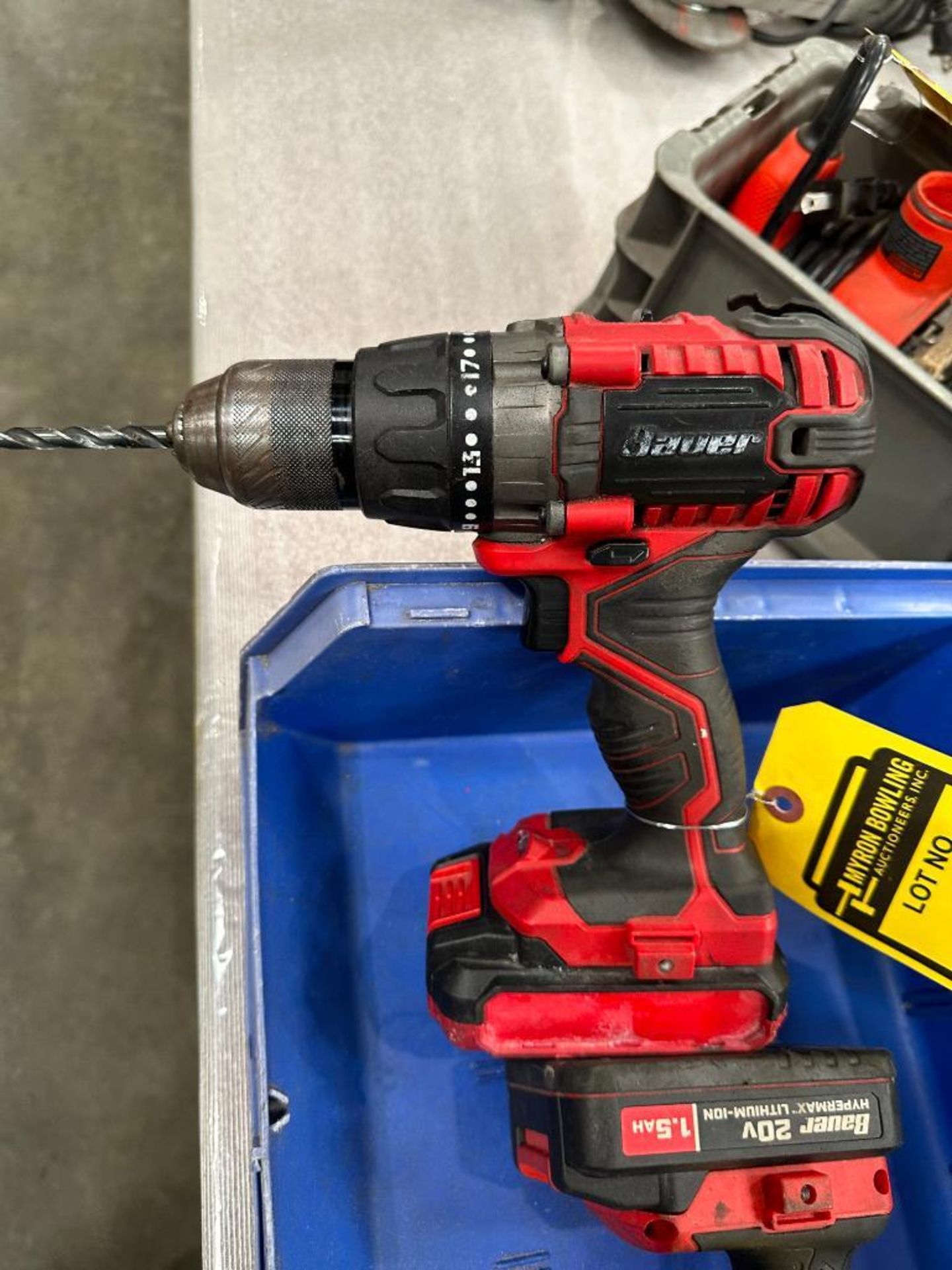 { Group of lots: 3, 4, 5 } Bauer 1/4" Impact Driver and Drill Combo Kit ...