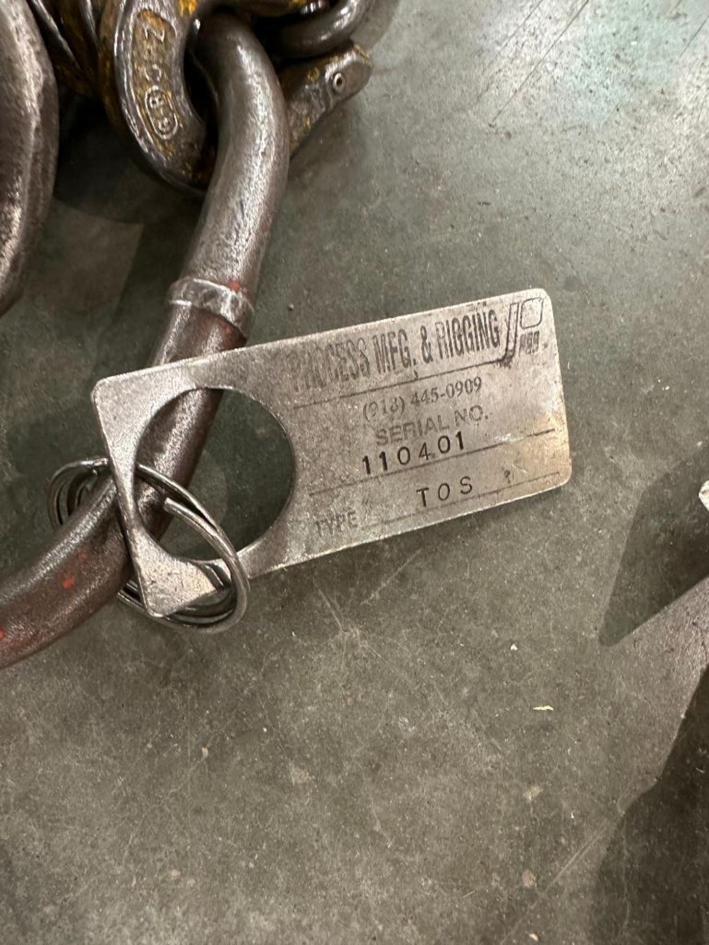 (2x) 4-Leg Rigging Spreader Chain, 3' x 9/32"