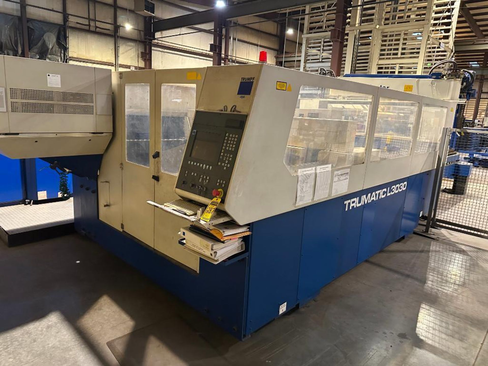 2006 Trumpf Trumatic L3030 CNC Laser Cutting Machine w/ Riedel Chiller ...