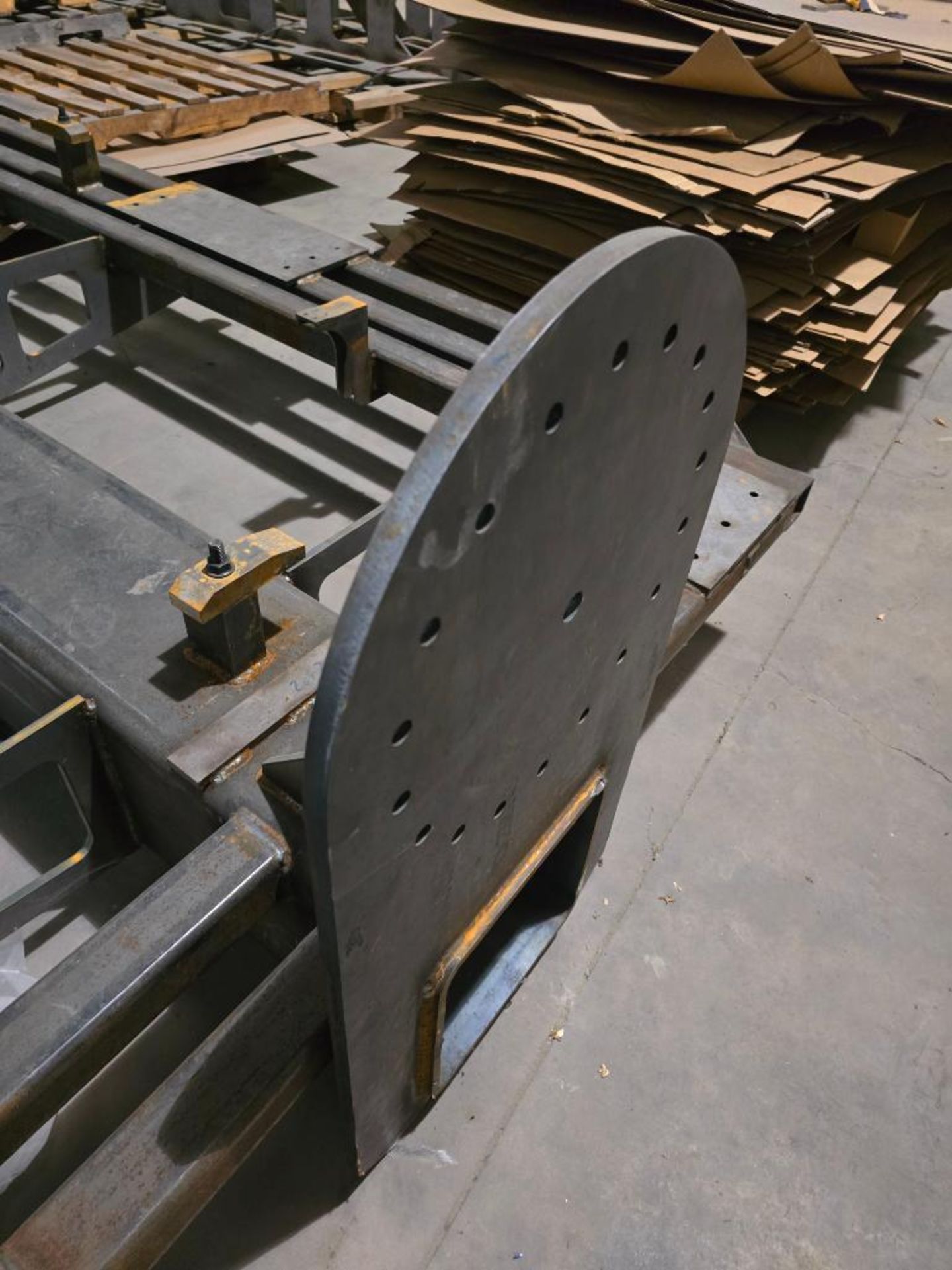 Steel Welding Fixture & Steel Forms on Floor