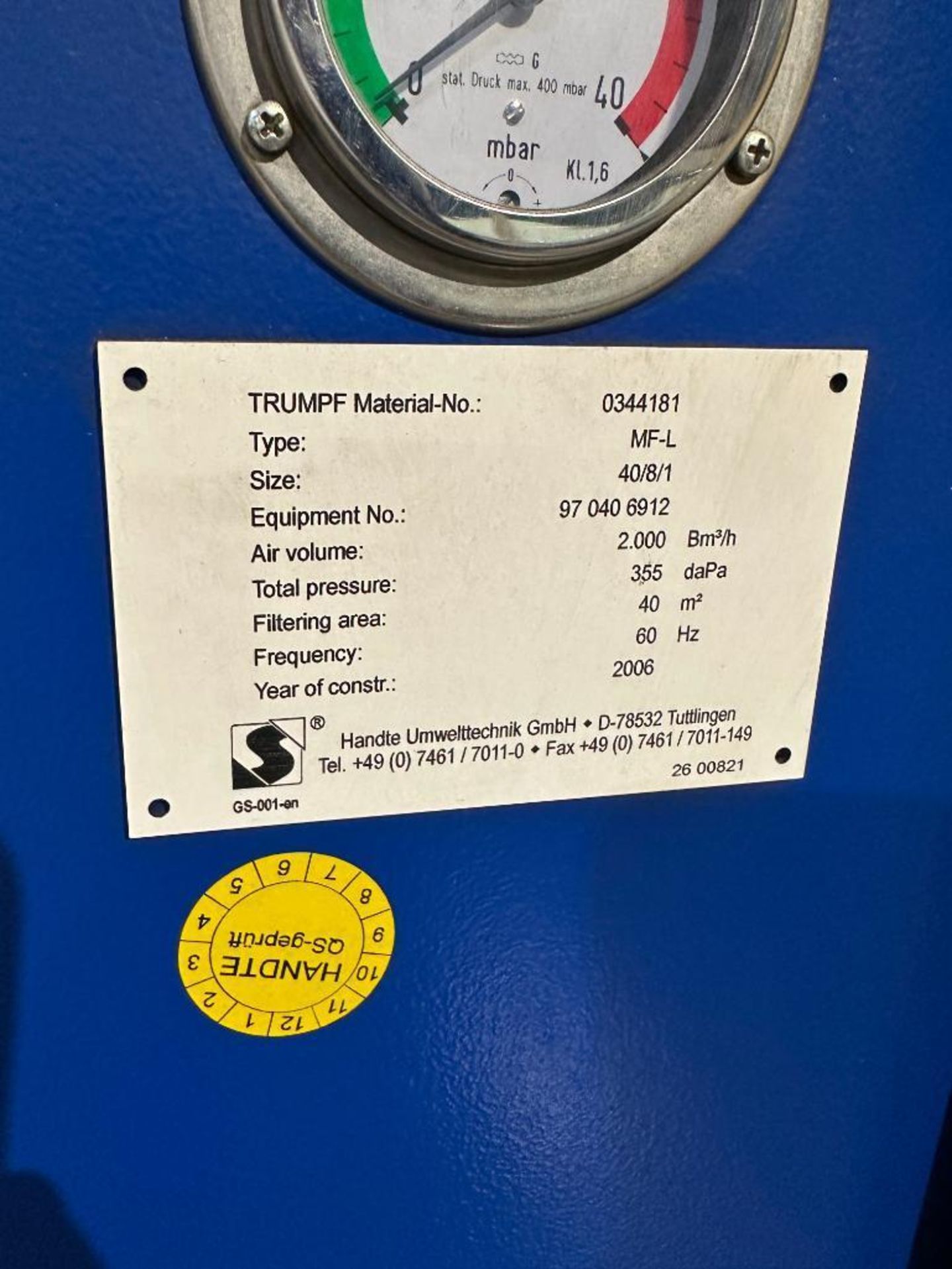 2006 Trumpf Trumatic L3030 CNC Laser Cutting Machine w/ Riedel Chiller ...