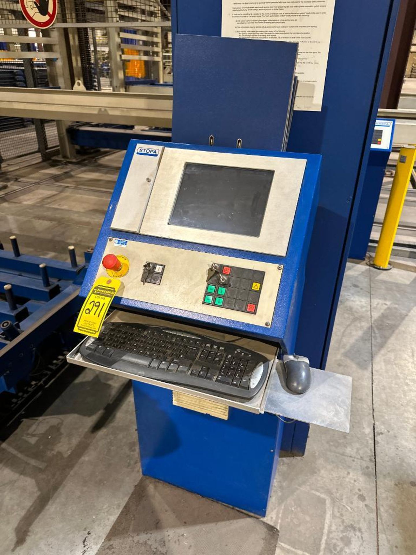2006 Stopa Automated Tower Storage System, S/N 064126, 6,600-LB. Tray ...