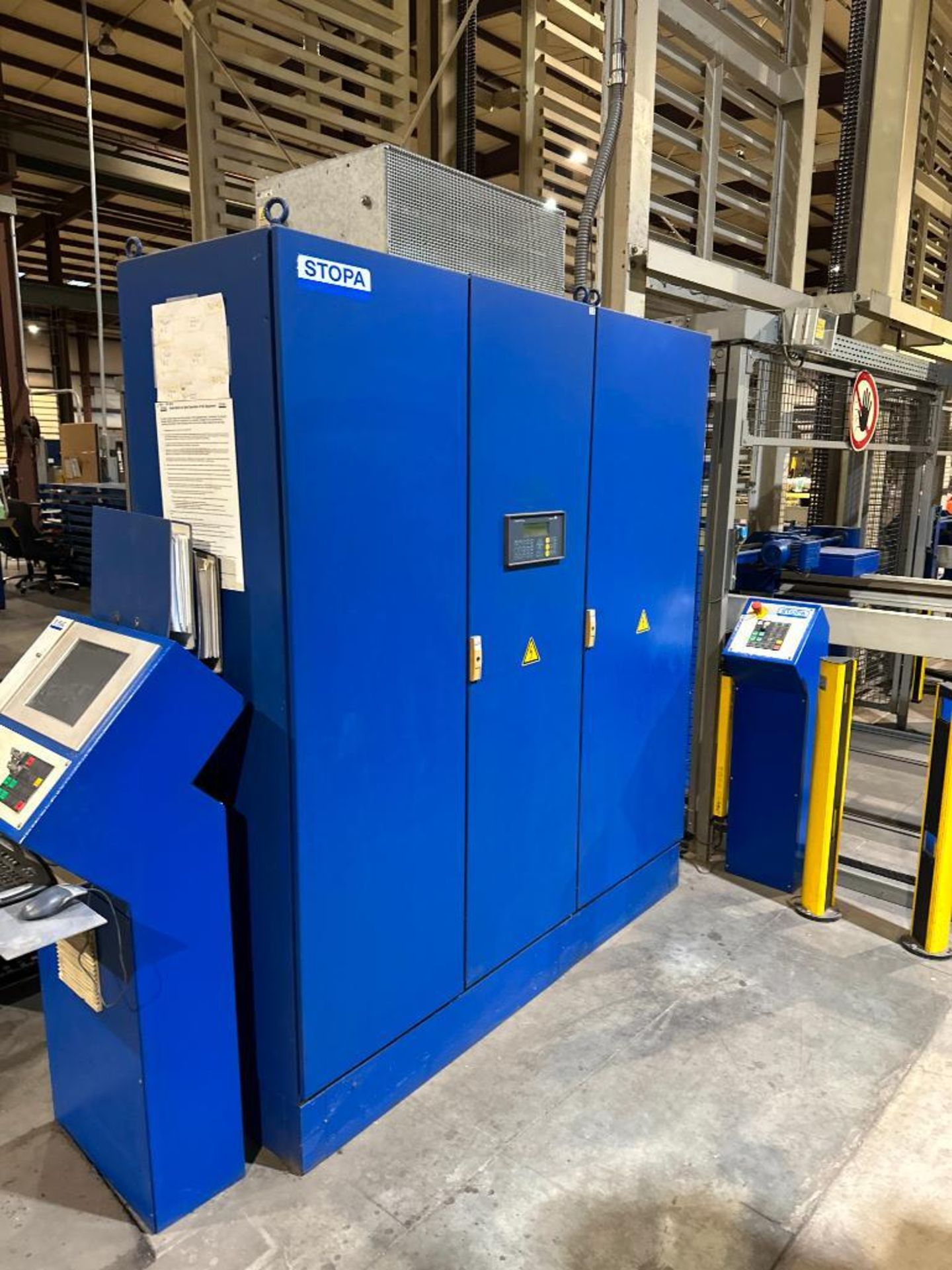 2006 Stopa Automated Tower Storage System, S/N 064126, 6,600-LB. Tray ...