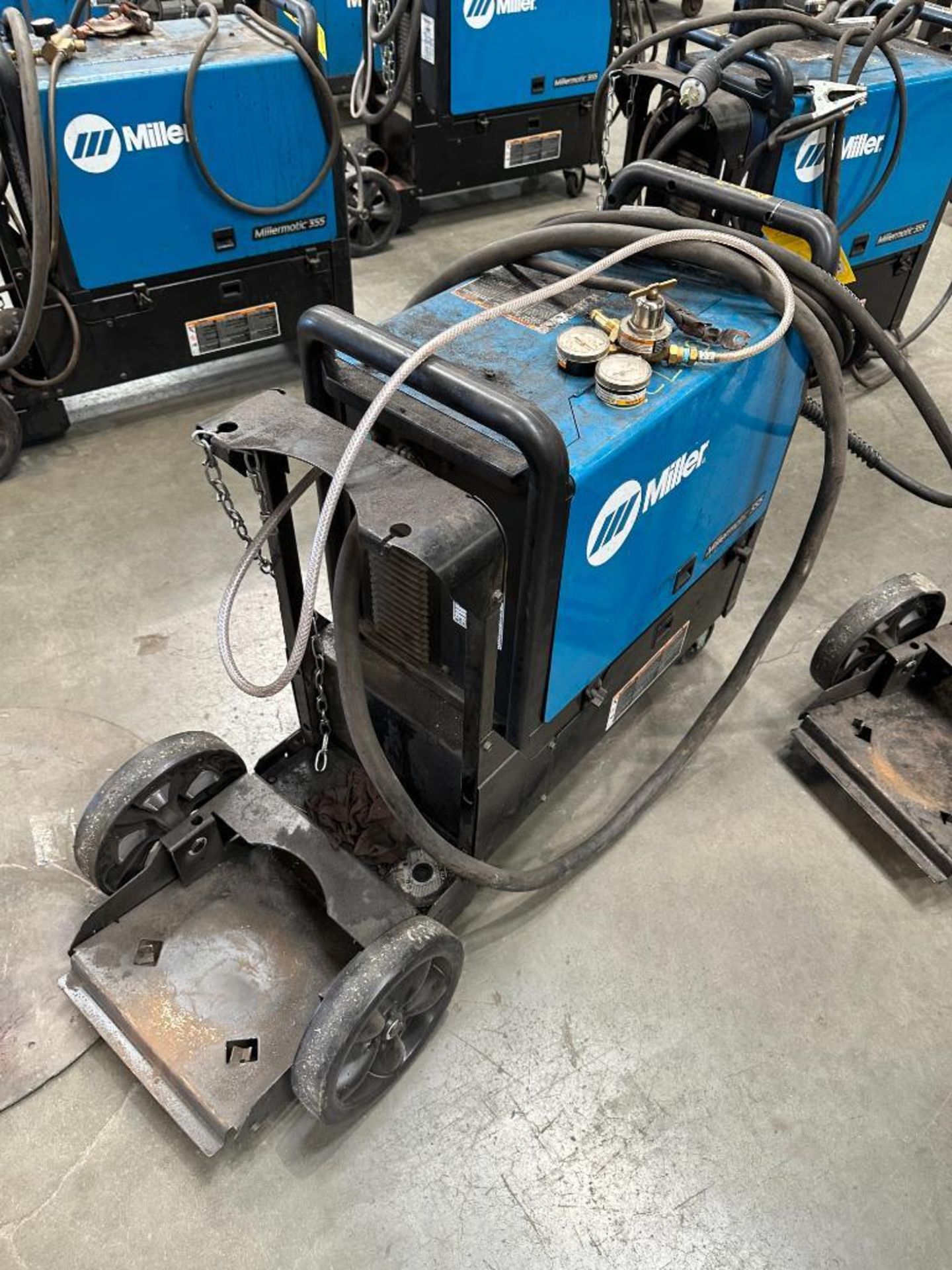 { Choice of lots: 127, 128, 129, 130 } Miller MillerMatic 355 Welder ...
