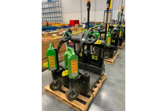 (2x) 2016 & 201_ Movexx Electric Tuggers, Model T1000 Platform, S/N ...