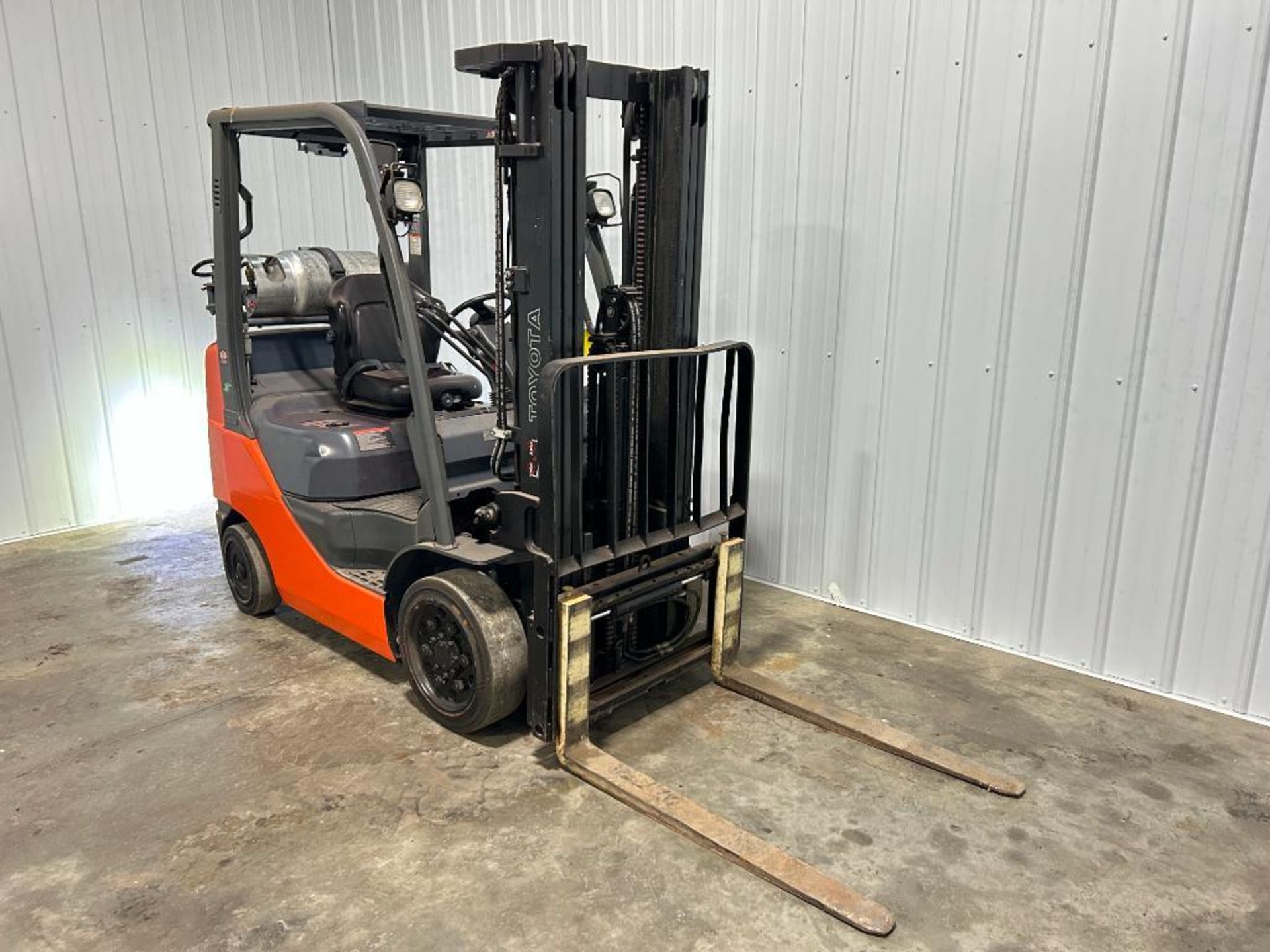 2017 Toyota 5,000-LB. Capacity Forklift, Model 8FGCU25, S/N 83836, LPG ...