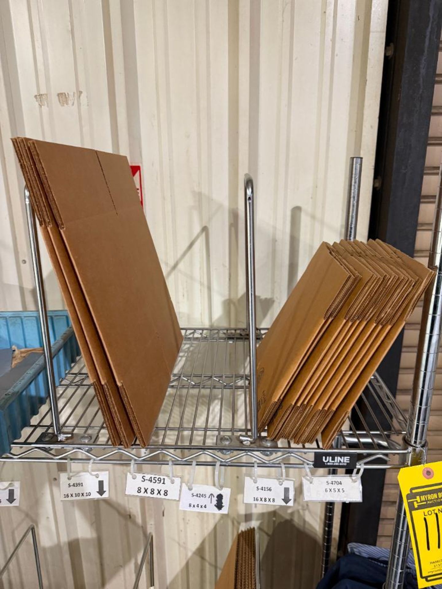 Metro rack w/ Boxes