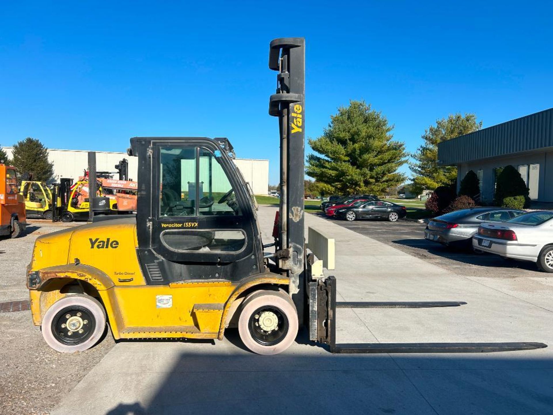 2019 Yale 15,500-LB. Capacity Forklift, Model H155FT, S/N F878V02056T ...