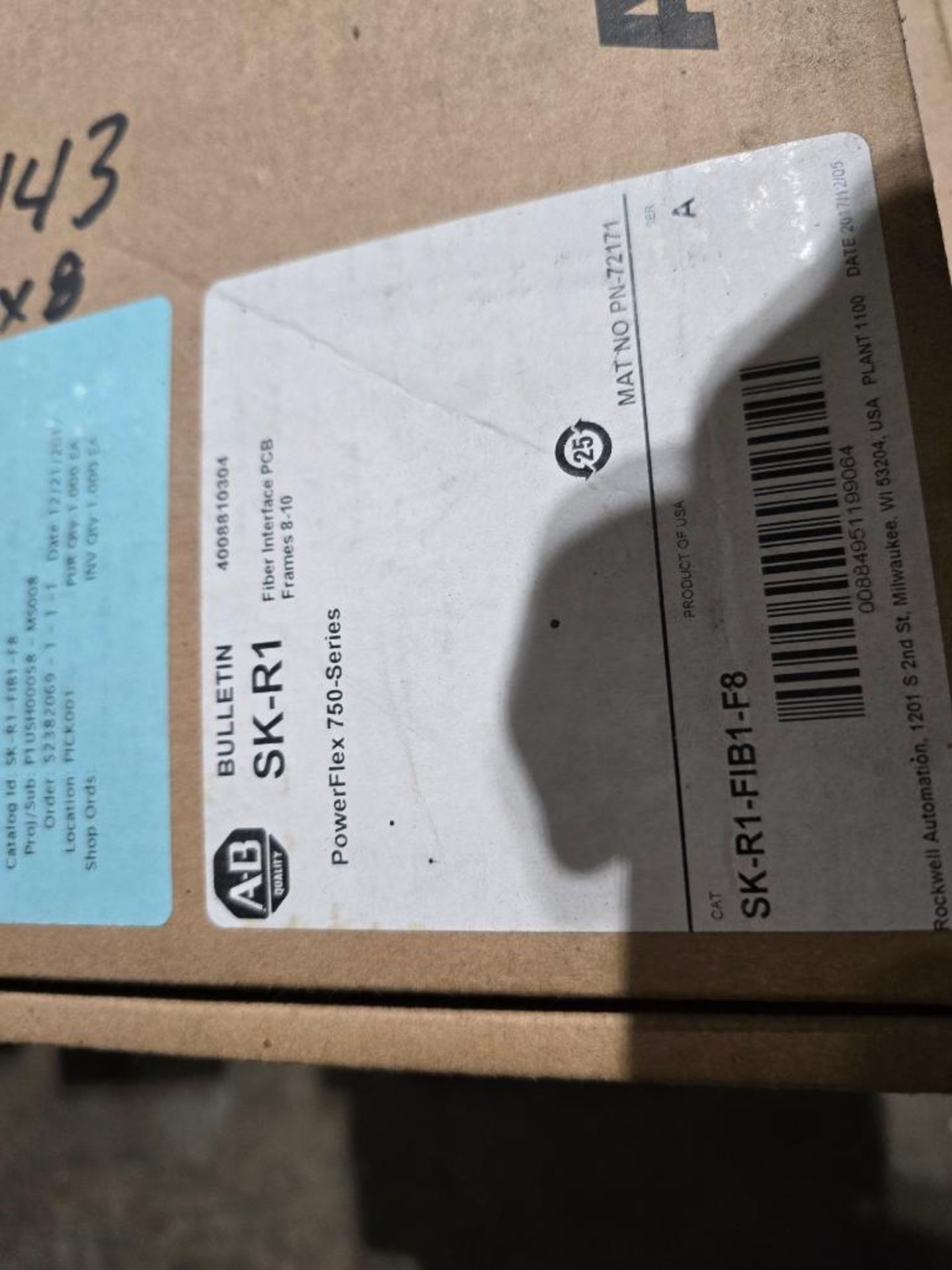 (8) [NEW] AB Rockwell Automation Units; (4) PowerFlex 750 Series 20-750 ...