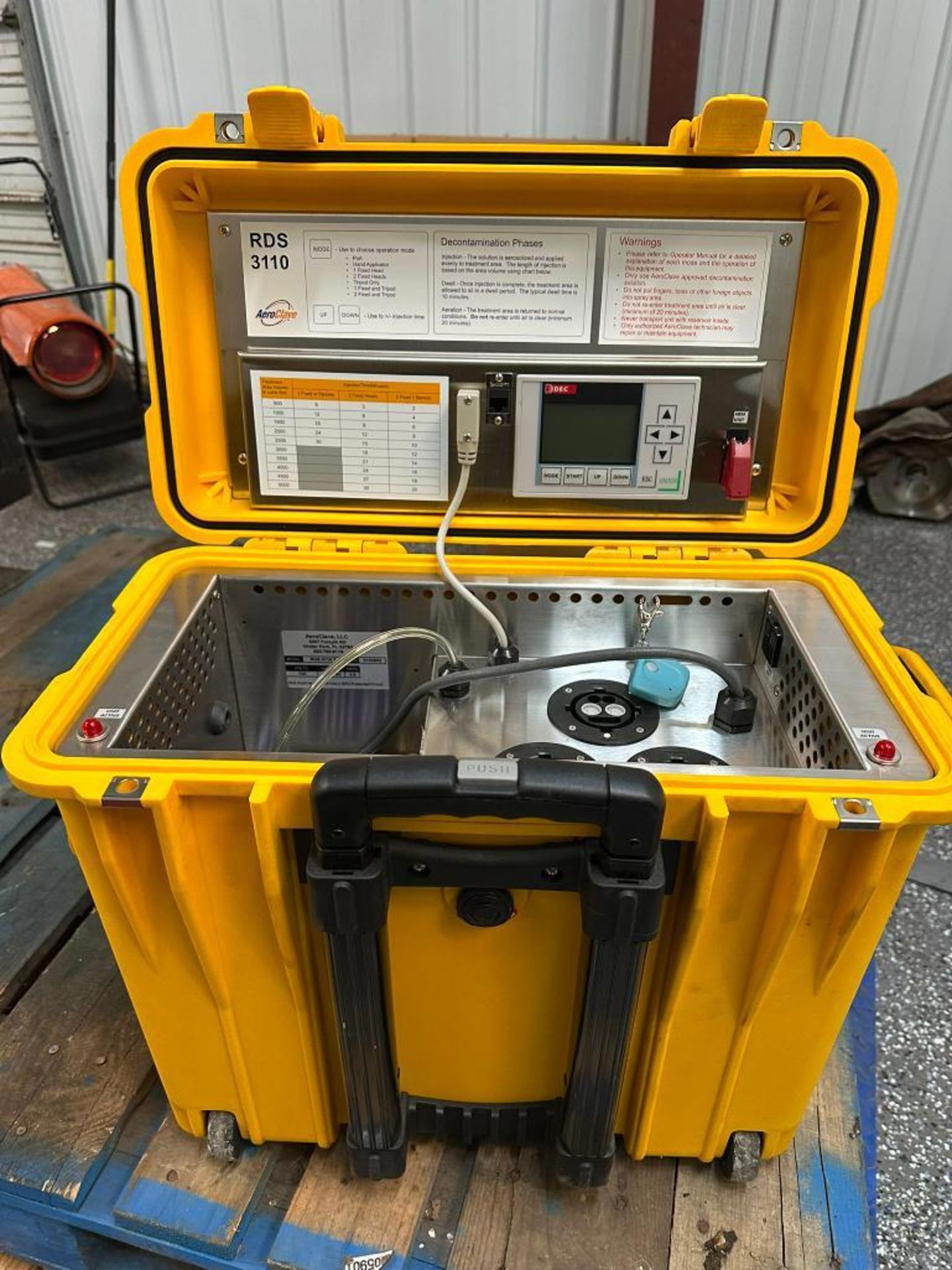 (JH) (New) AeroClave RDS3110T Portable Decontamination System, Volts ...